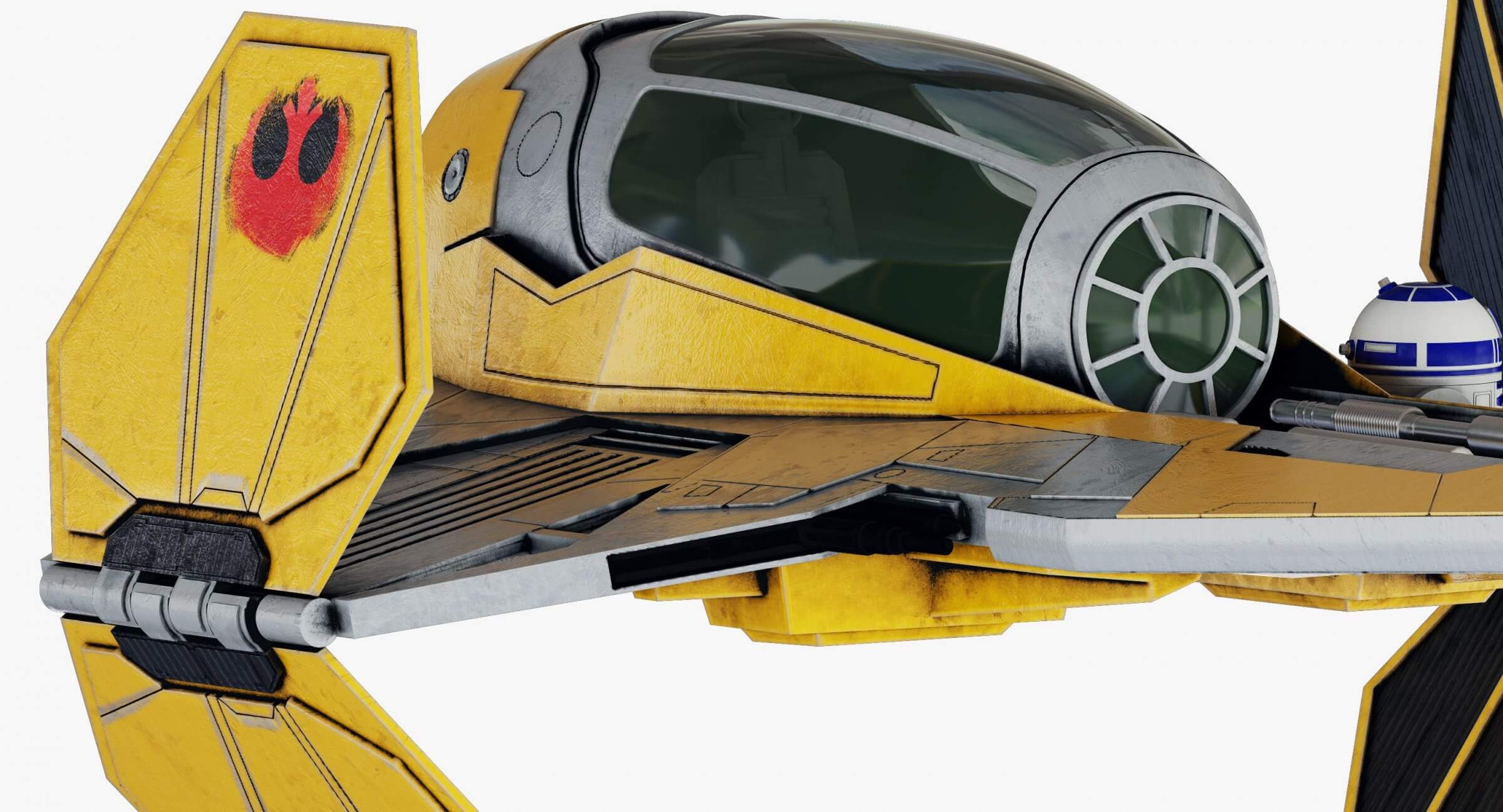 Star Wars ETA 2 Jedi Interceptor - 3D Model by zifir3d