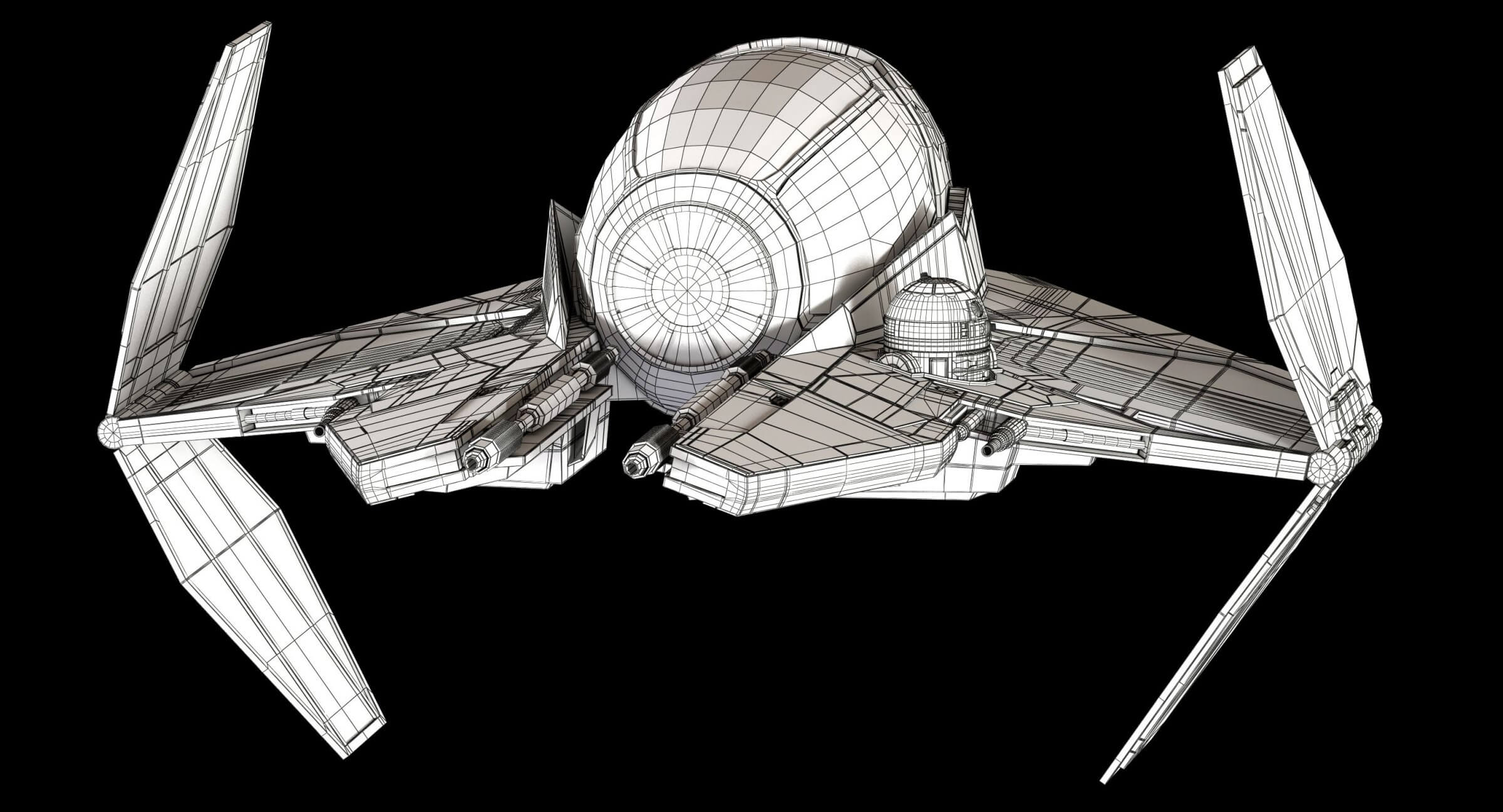 Star Wars ETA 2 Jedi Interceptor - 3D Model by zifir3d