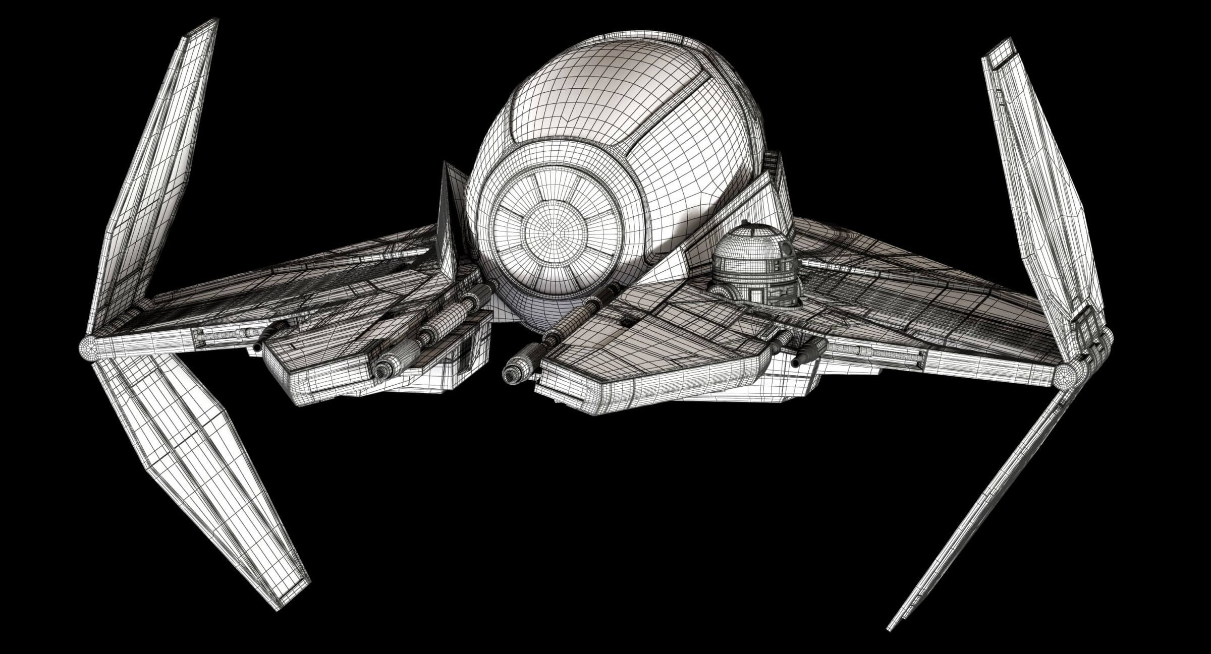 Star Wars ETA 2 Jedi Interceptor - 3D Model by zifir3d