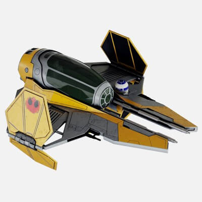 Star Wars ETA 2 Jedi Interceptor - 3D Model by zifir3d