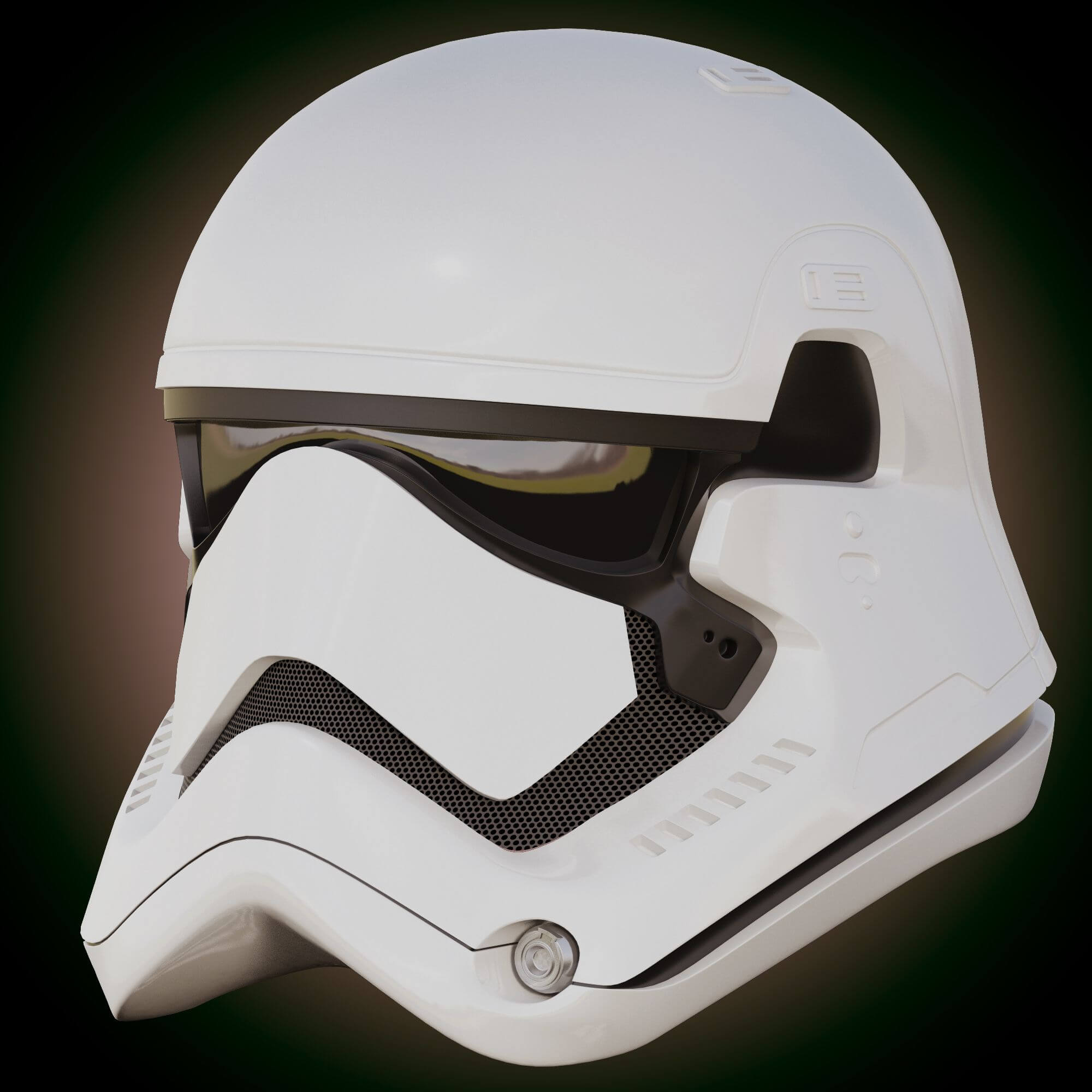Star Wars First Order Stormtrooper Helmet - 3D Model by zifir3d