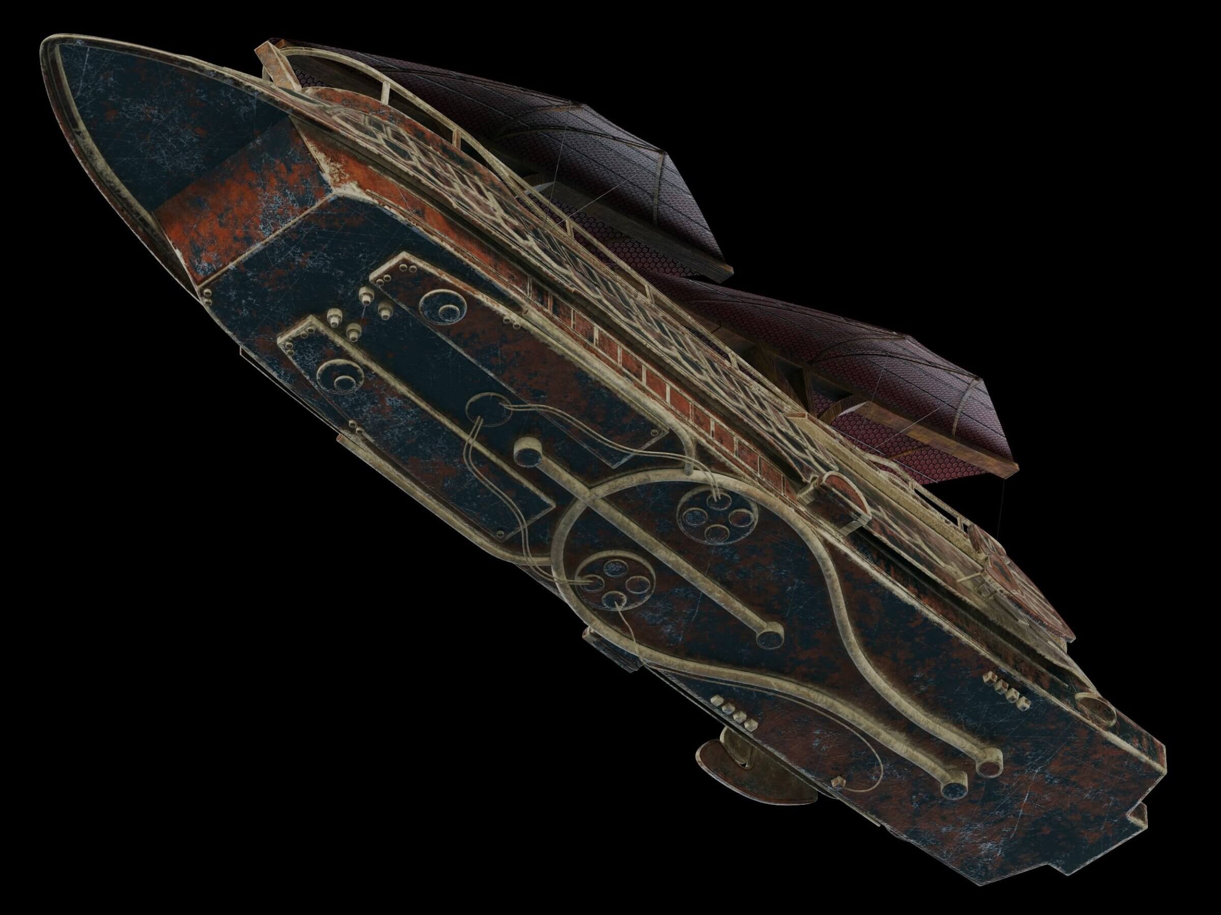 Star Wars Jabba Sail Barge - 3D Model by zifir3d