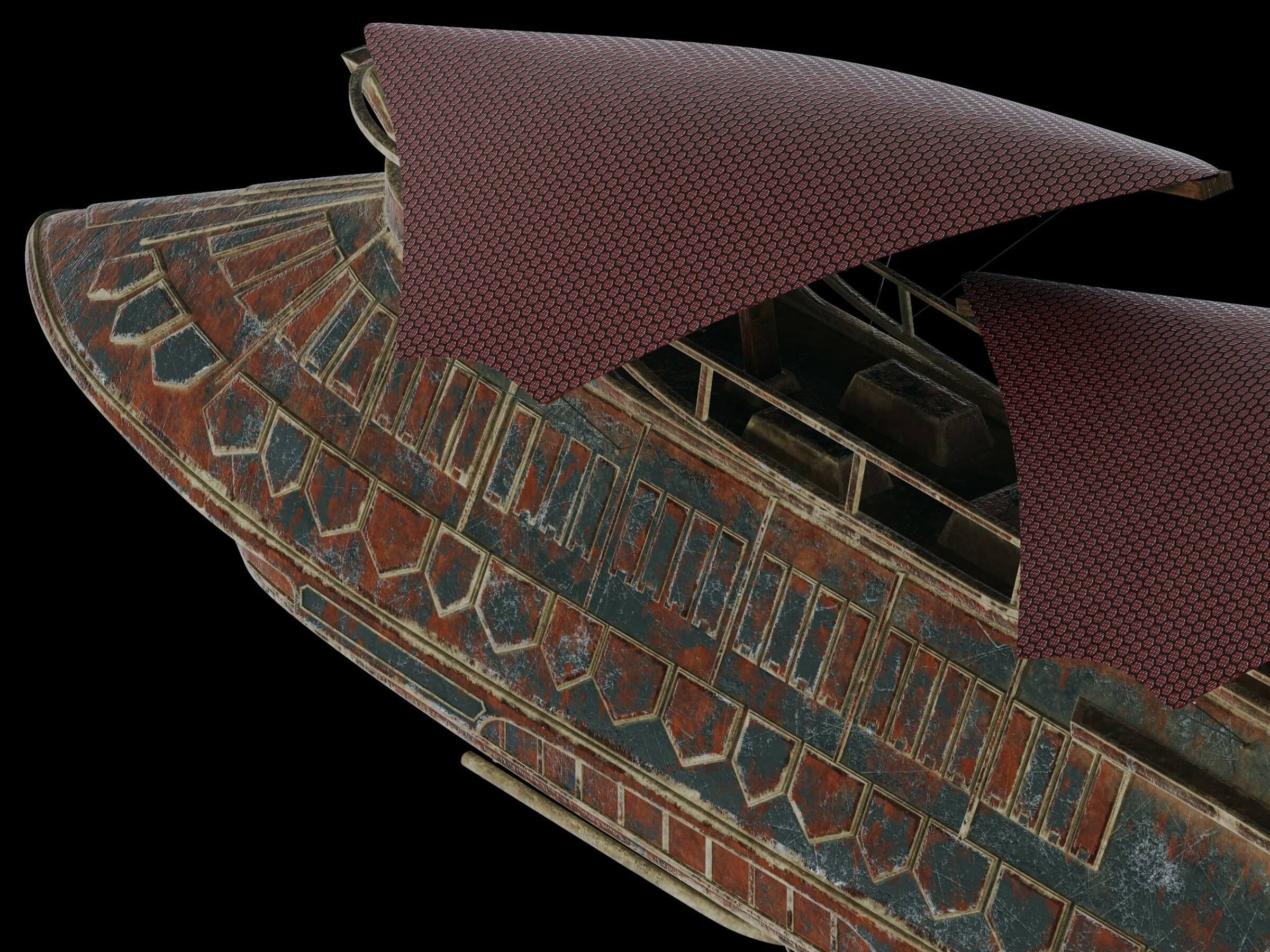 Star Wars Jabba Sail Barge - 3D Model by zifir3d