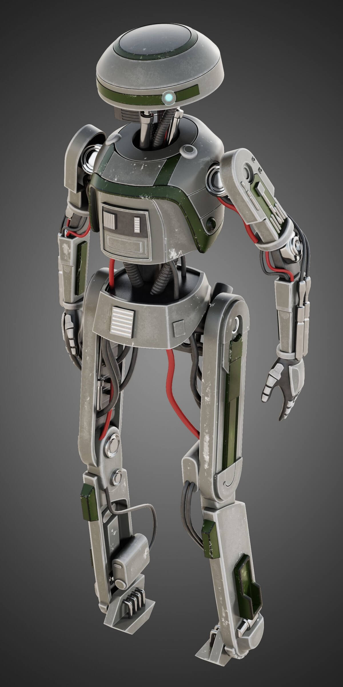 Star Wars L3-37 3D Model by zifir3d
