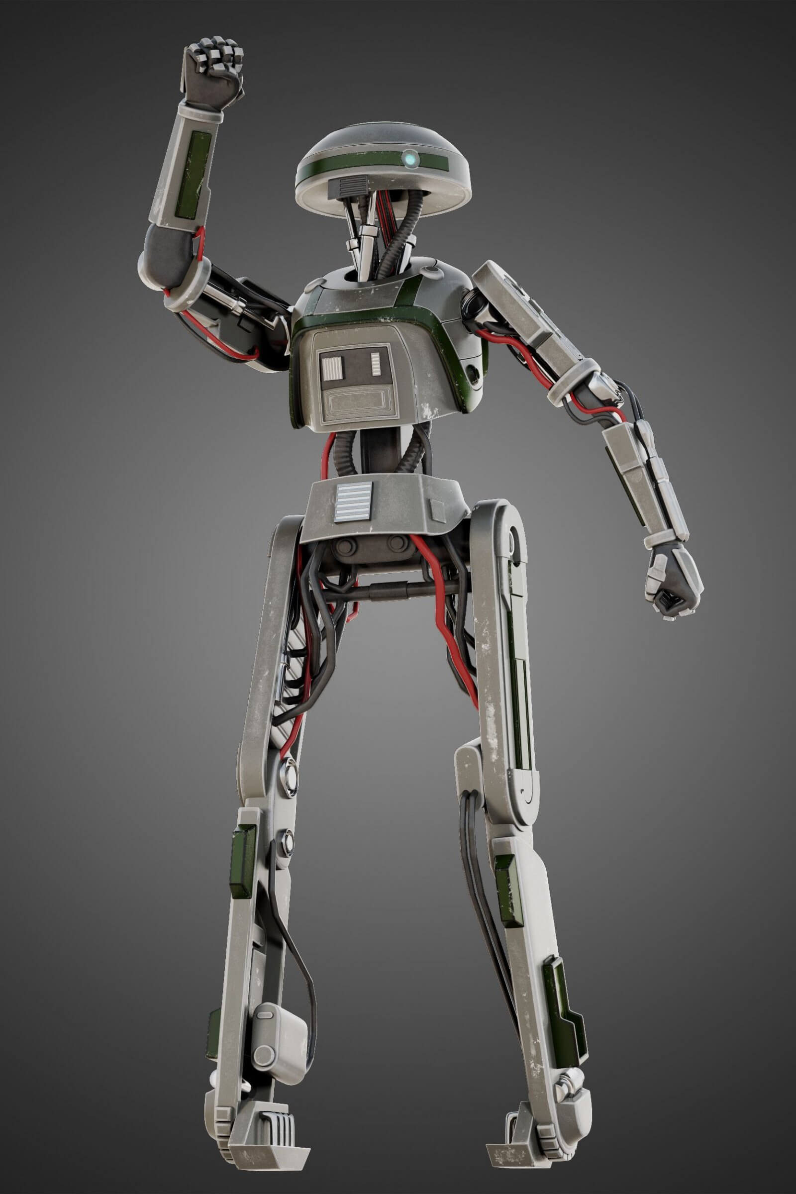 Star Wars L3-37 3D Model by zifir3d