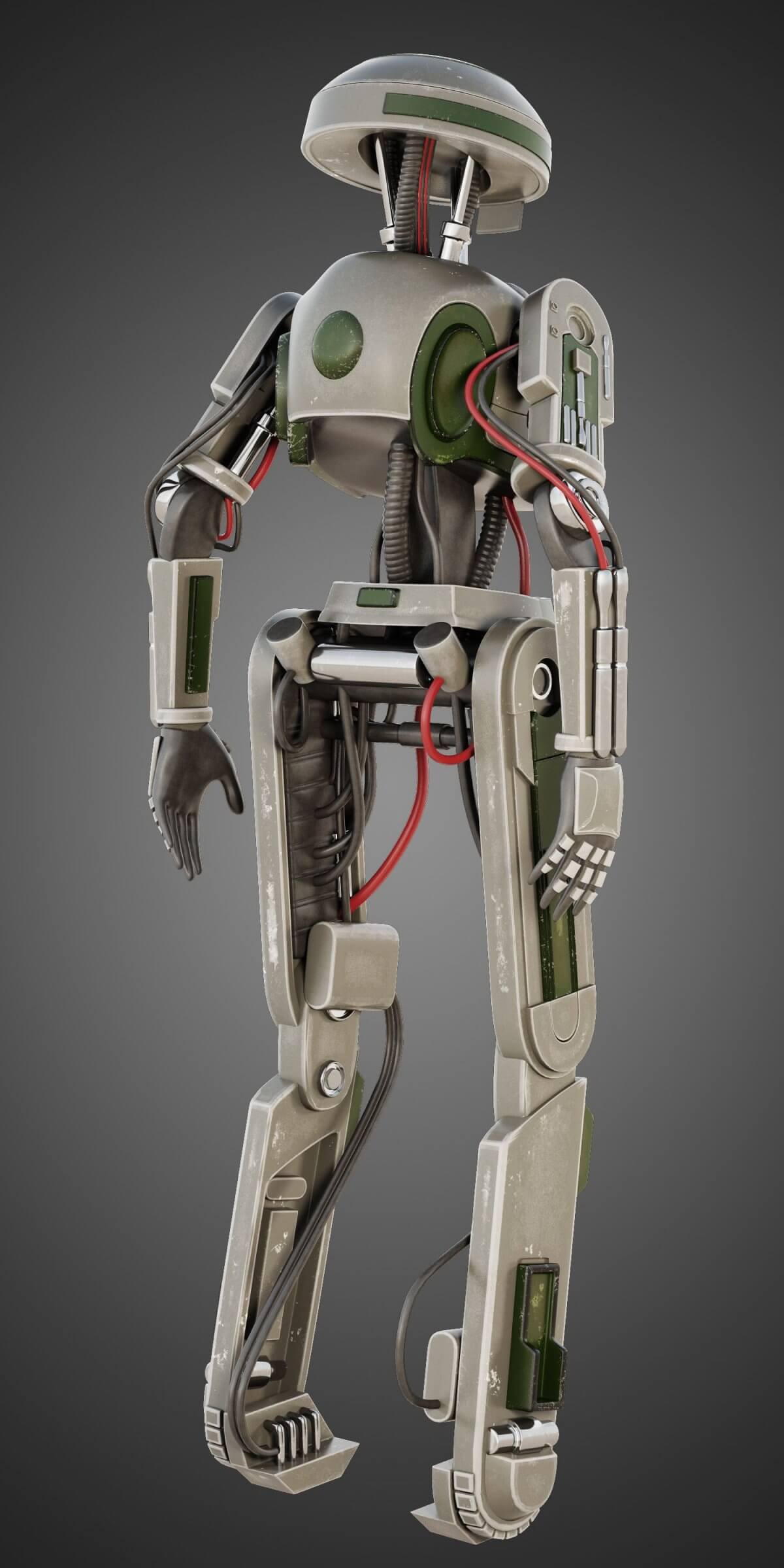 Star Wars L3-37 3D Model by zifir3d