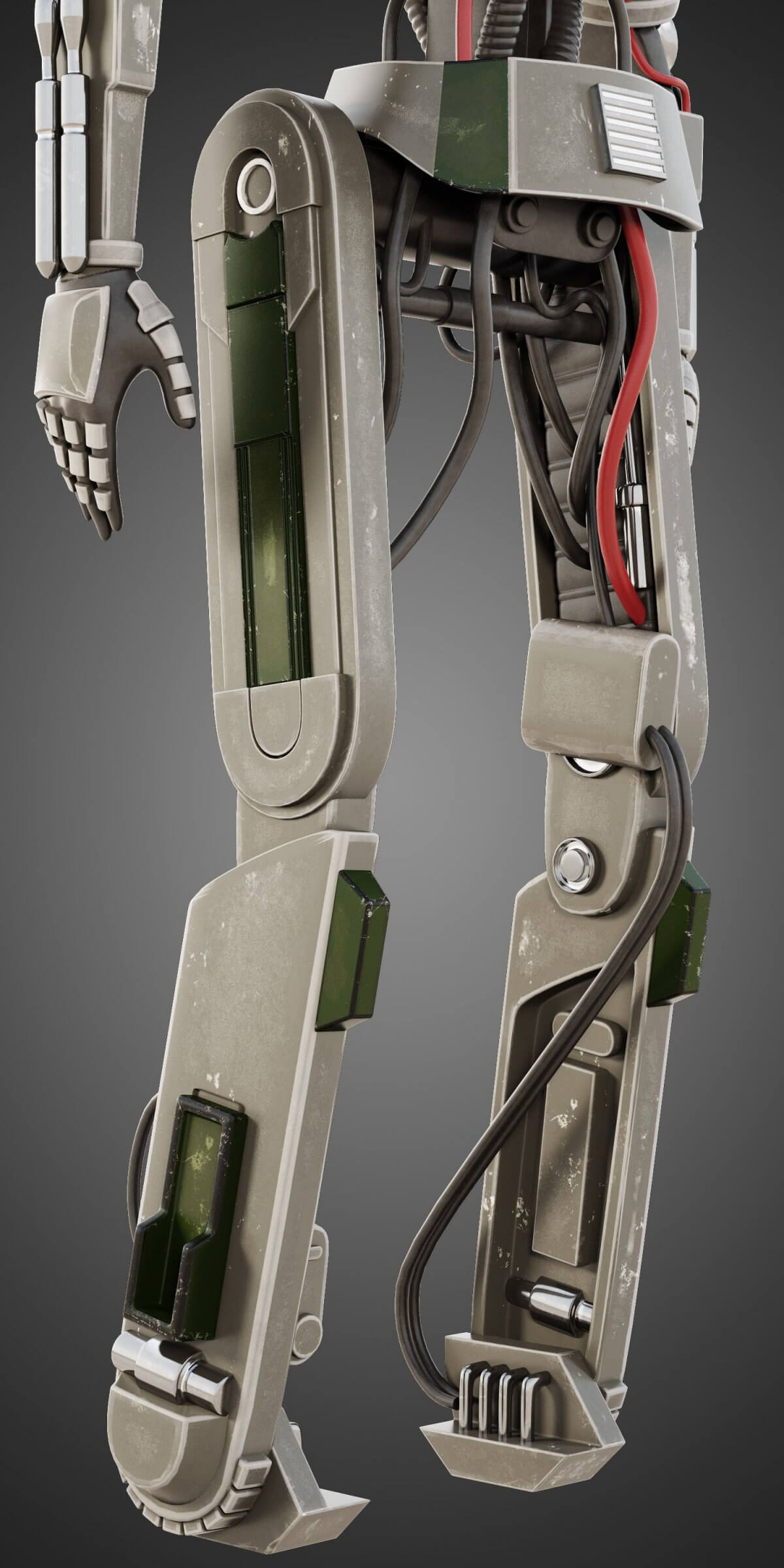 Star Wars L3-37 3D Model by zifir3d