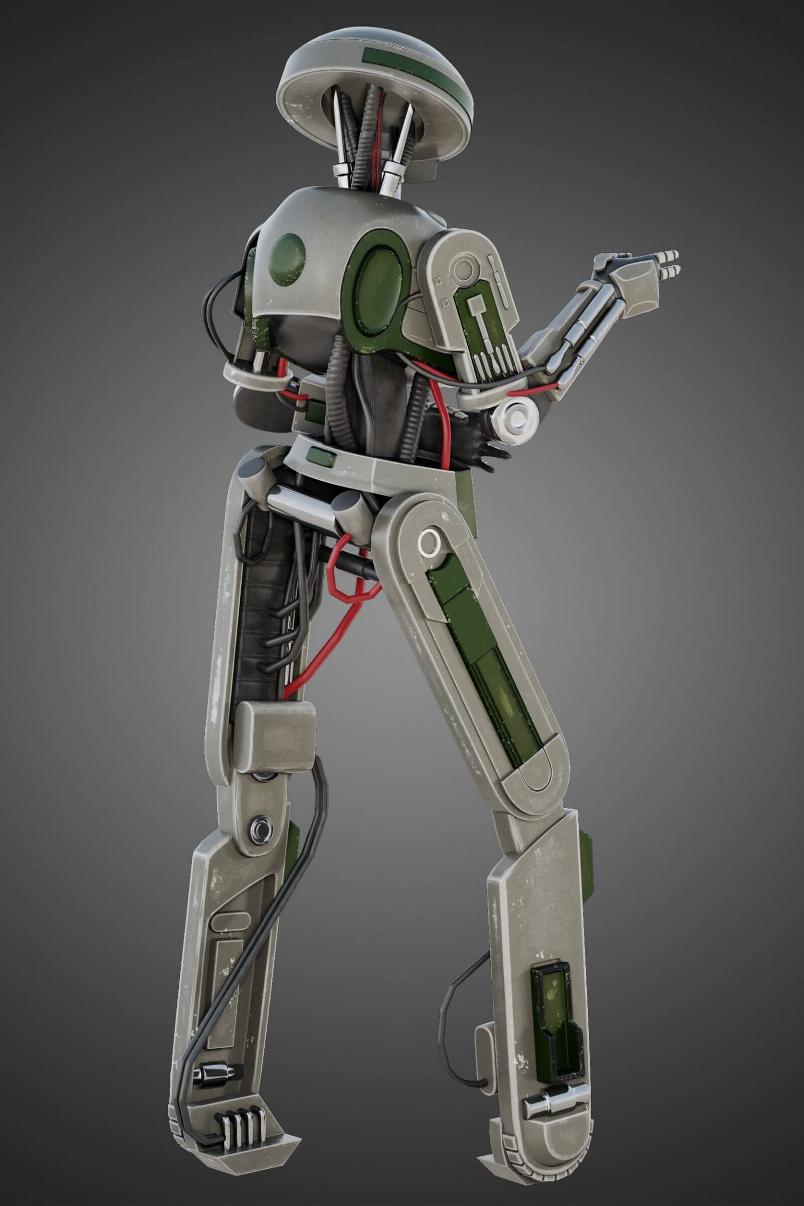 Star Wars L3-37 3D Model by zifir3d