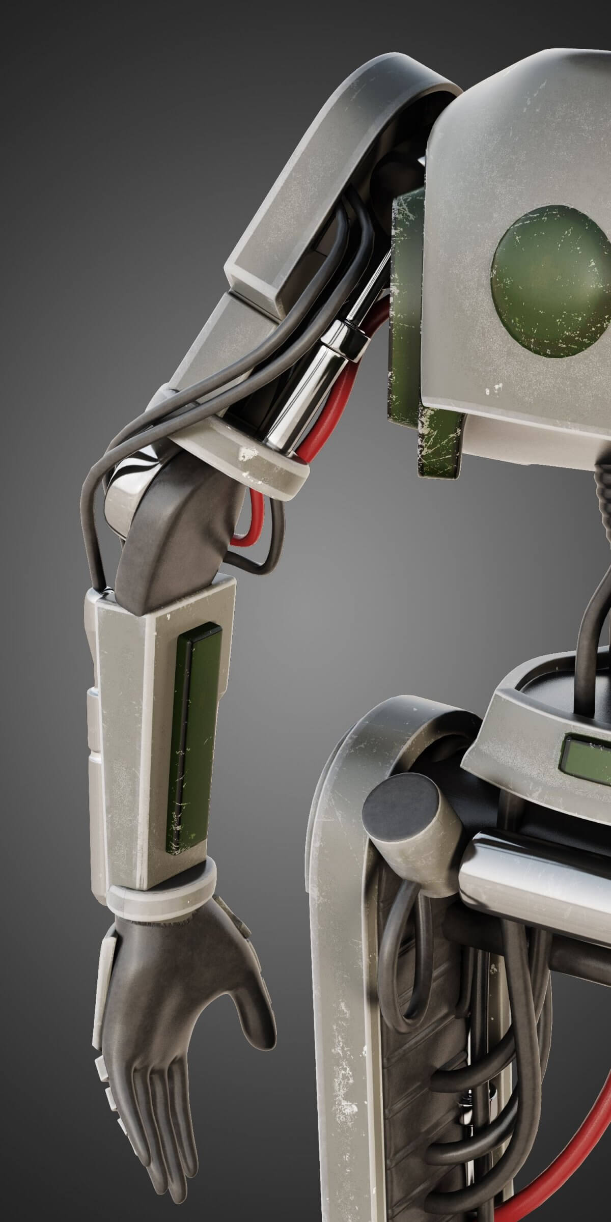 Star Wars L3-37 3D Model by zifir3d