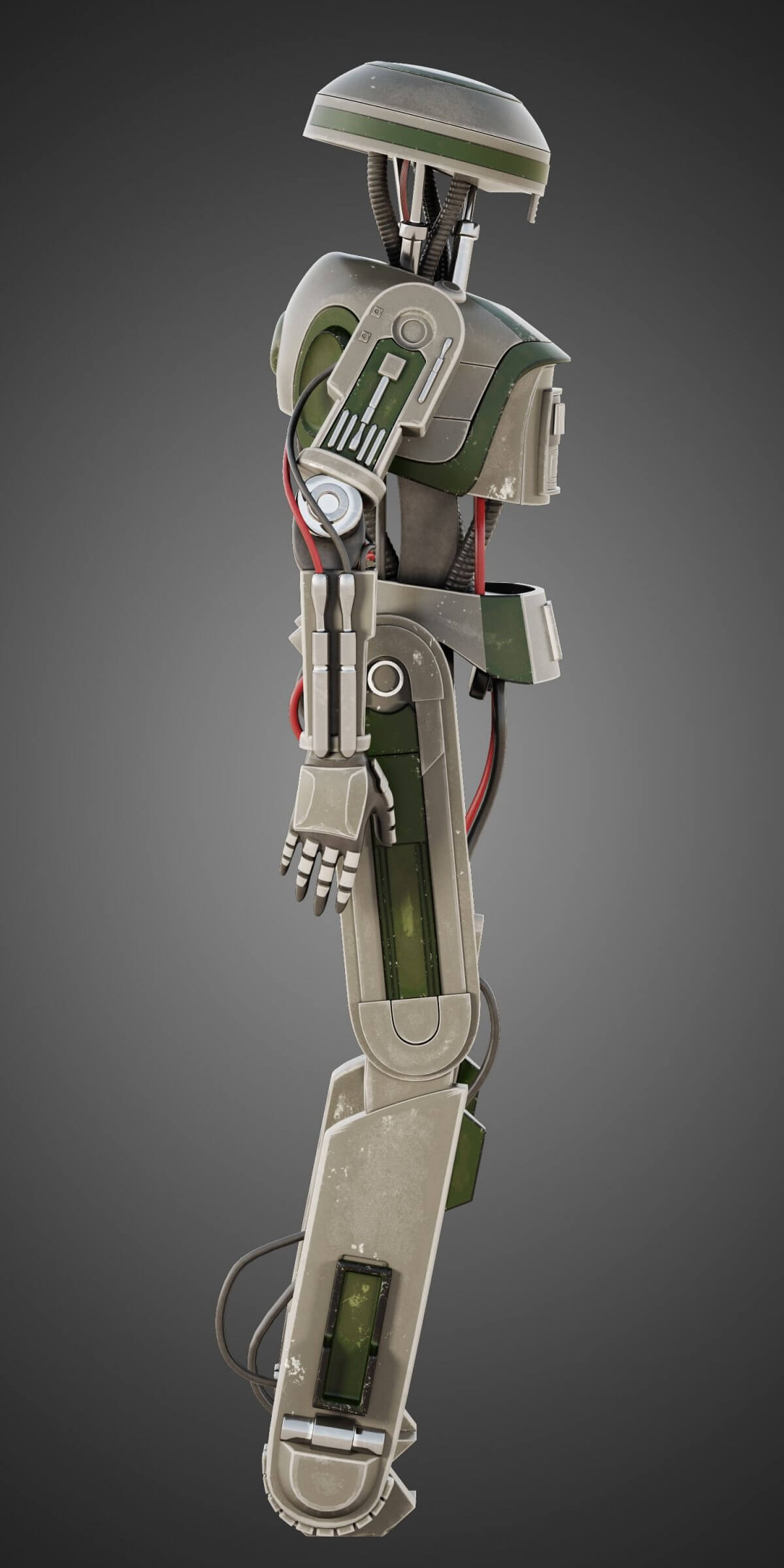 Star Wars L3-37 3D Model by zifir3d
