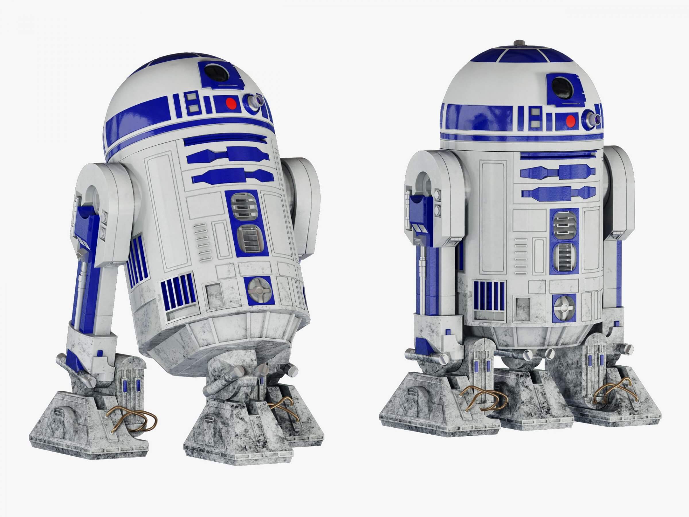 Star Wars R2-D2 3D Model by zifir3d