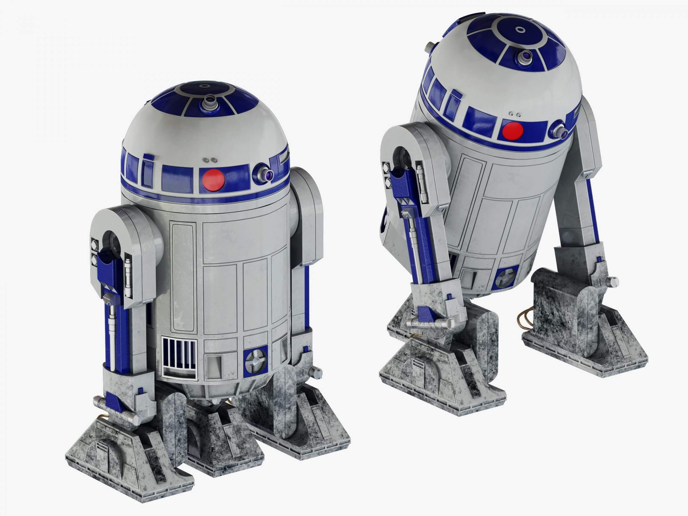 Star Wars R2-D2 3D Model by zifir3d