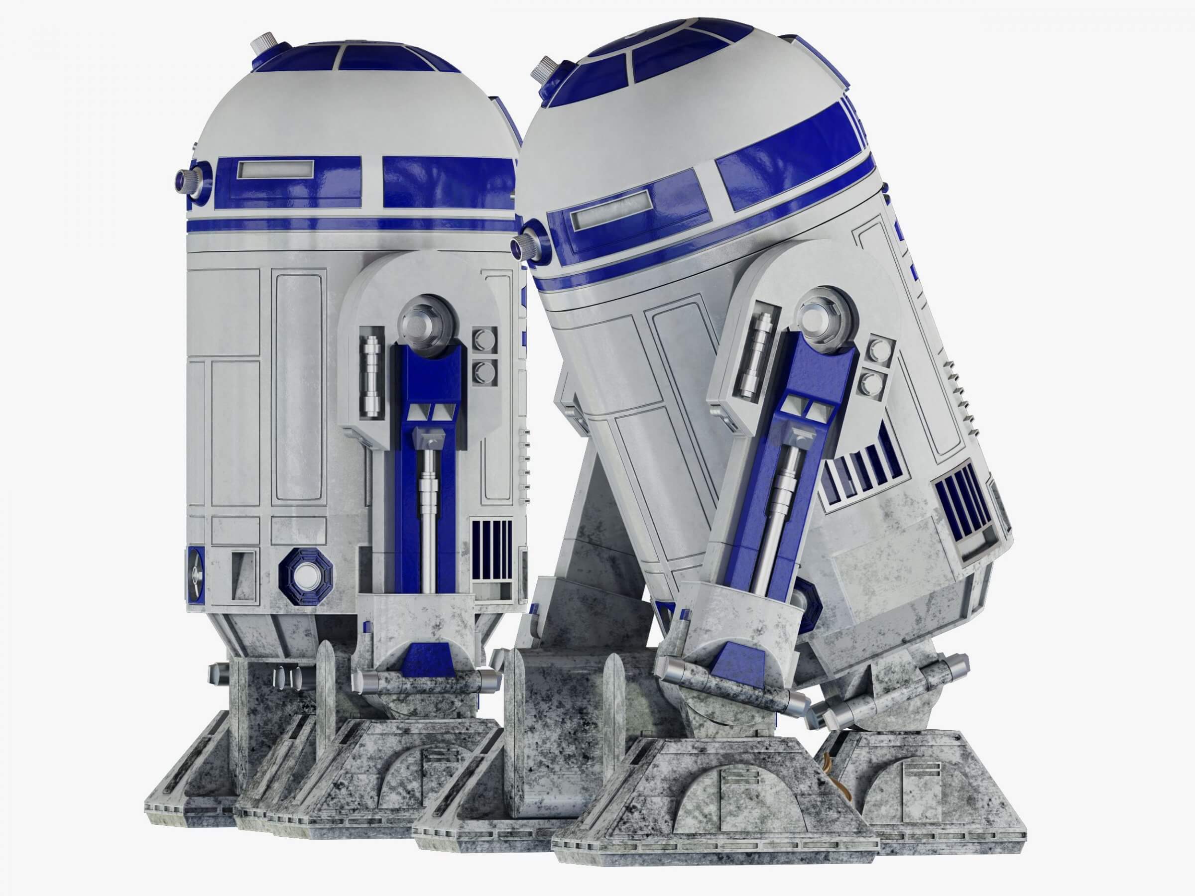 Star Wars R2-D2 3D Model by zifir3d