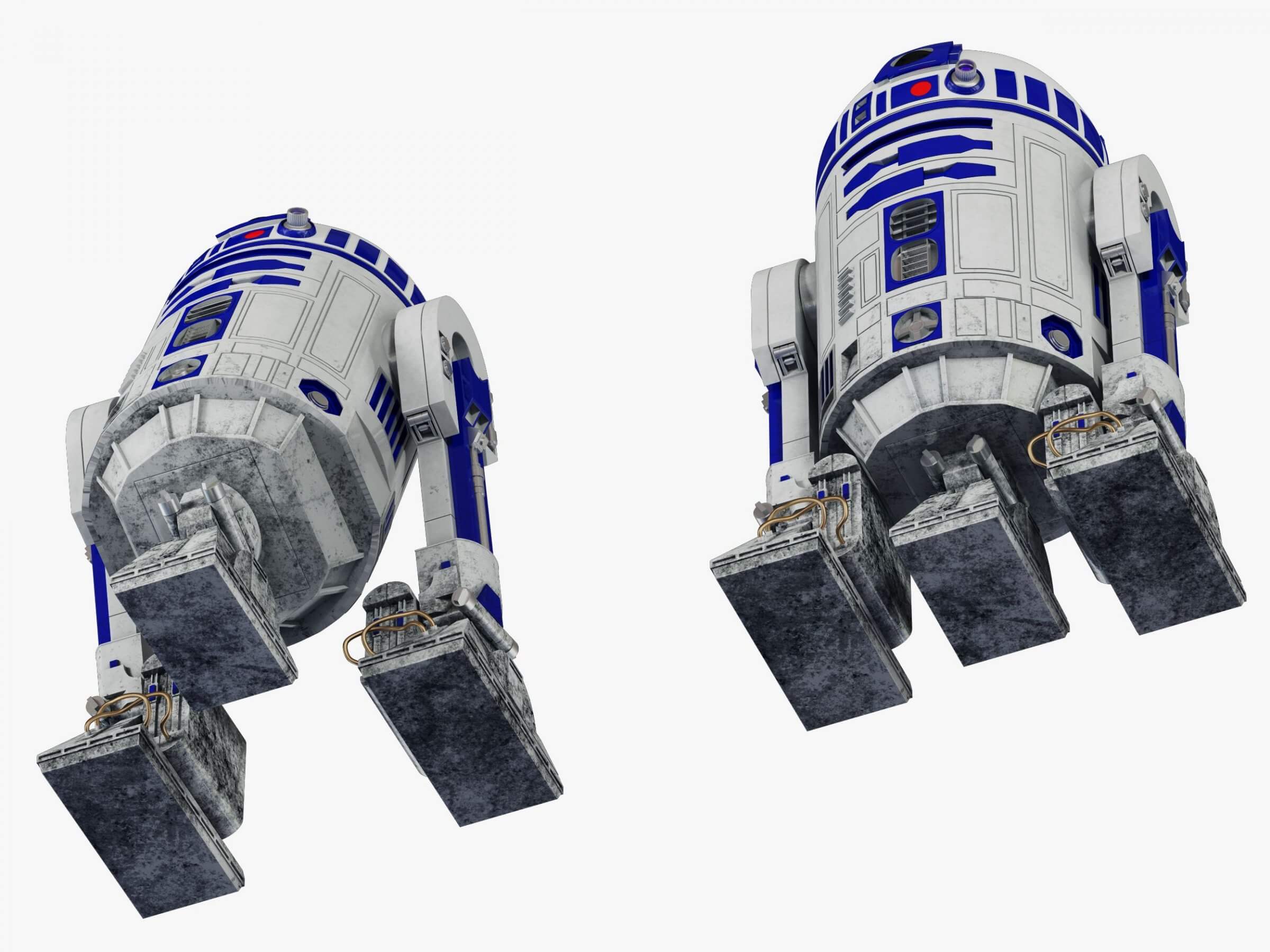 Star Wars R2-D2 3D Model by zifir3d