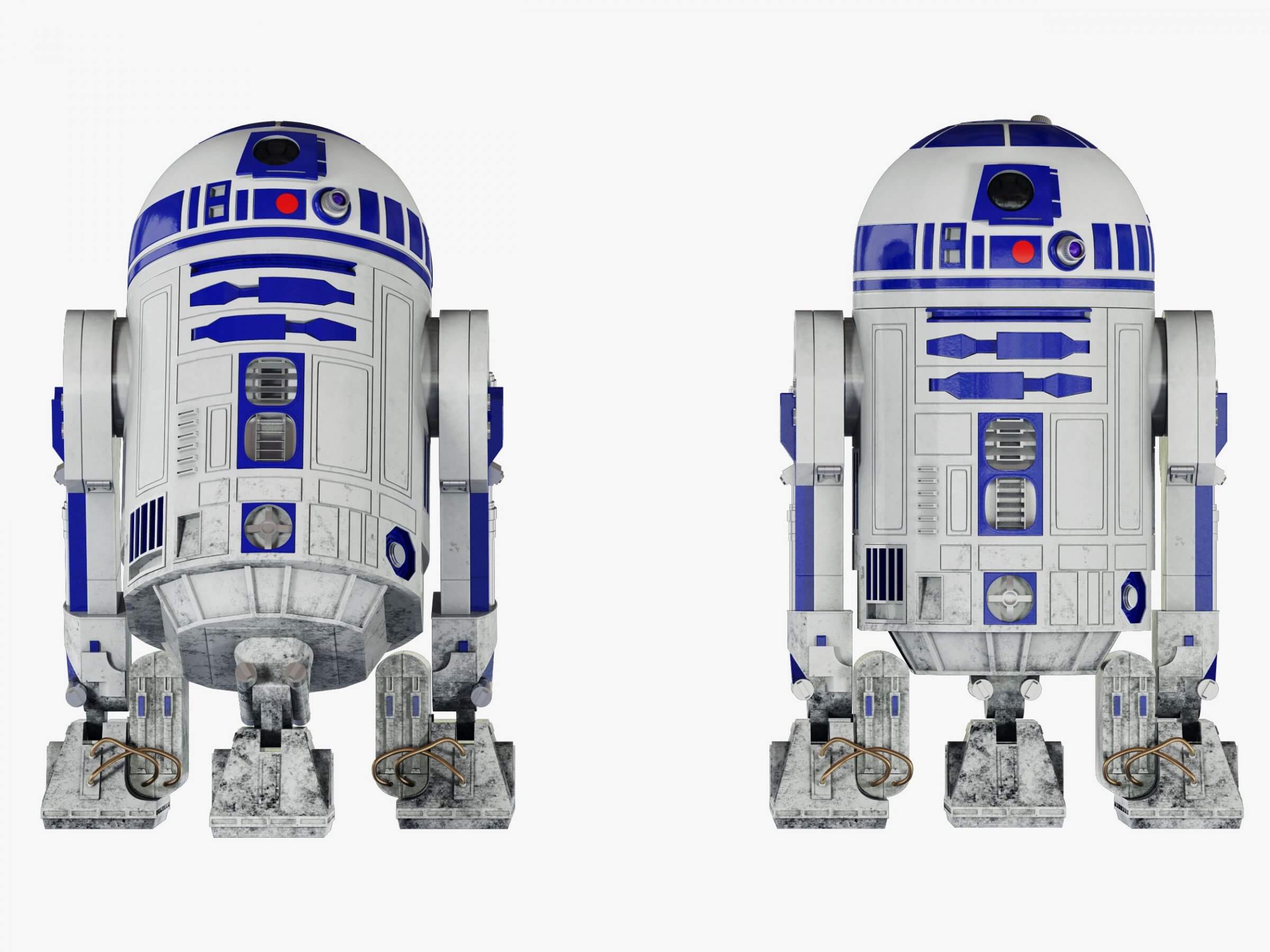 Star Wars R2-D2 3D Model by zifir3d