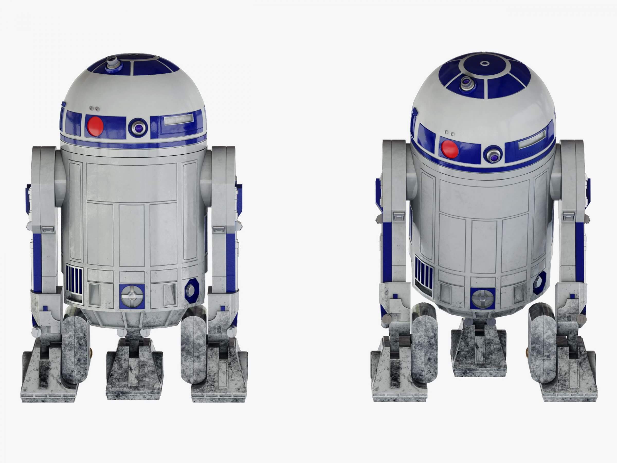 Star Wars R2-D2 3D Model by zifir3d