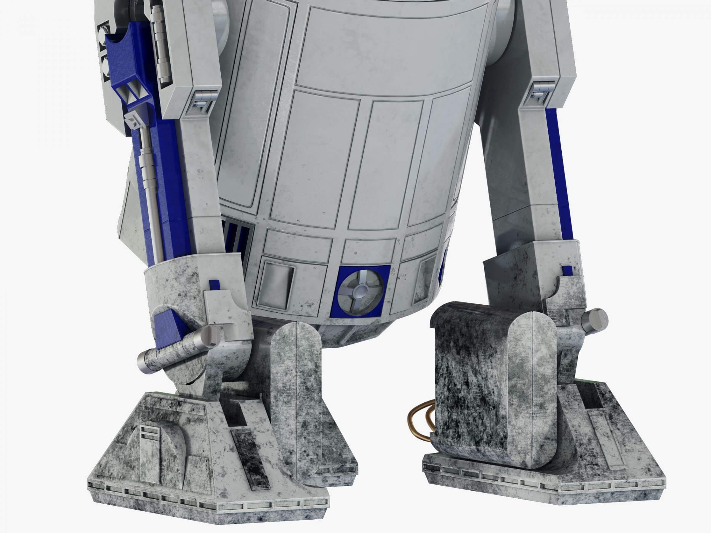 Star Wars R2-D2 3D Model by zifir3d