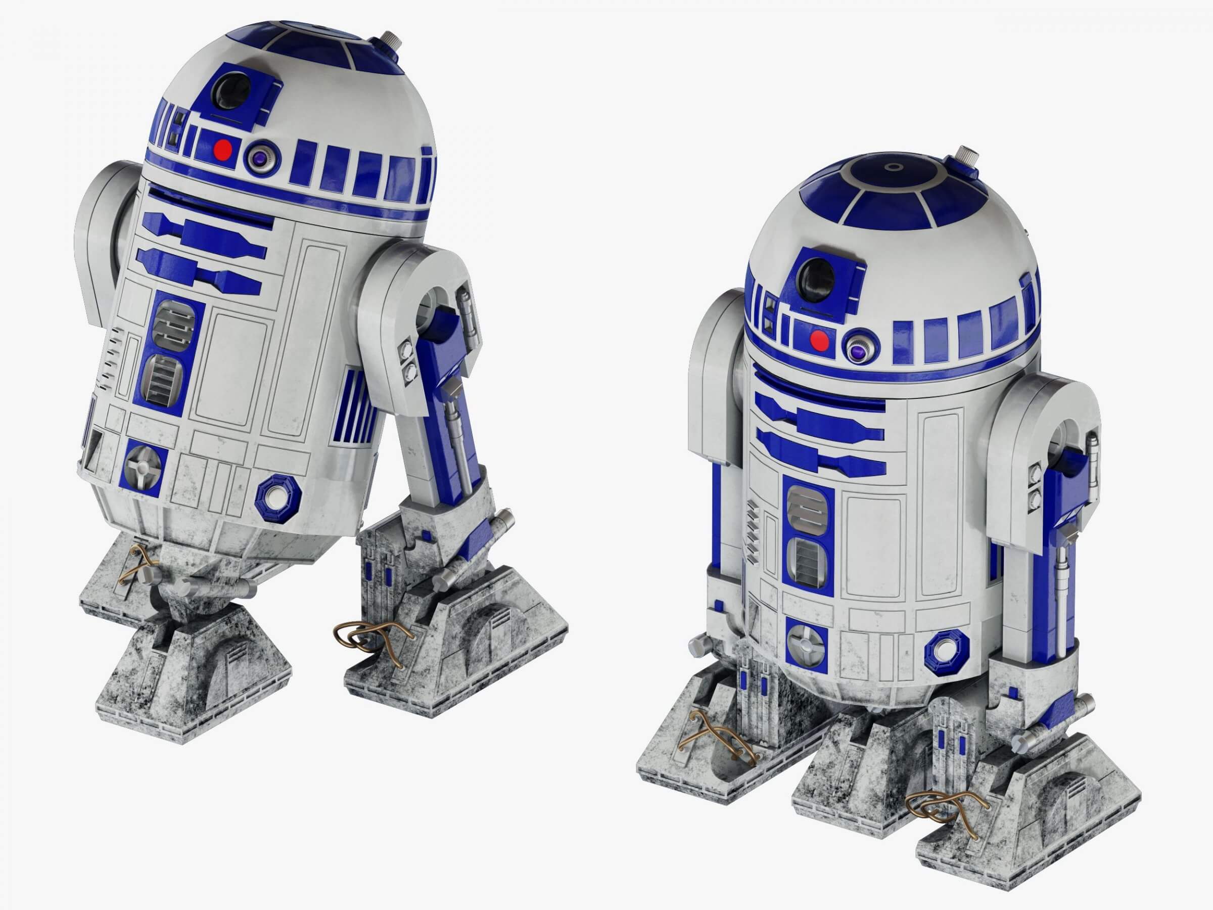 Star Wars R2-D2 3D Model by zifir3d