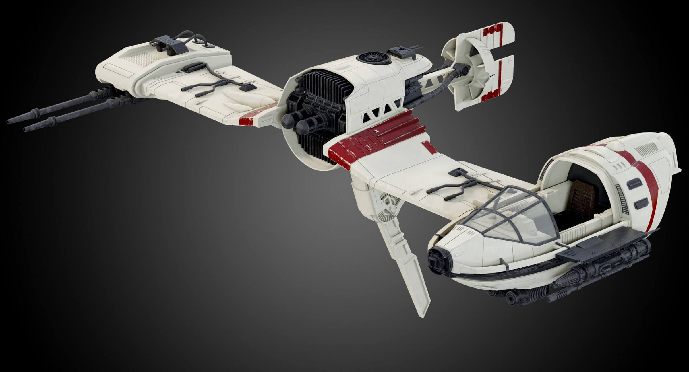 Star Wars Ski Speeder - 3D Model by zifir3d