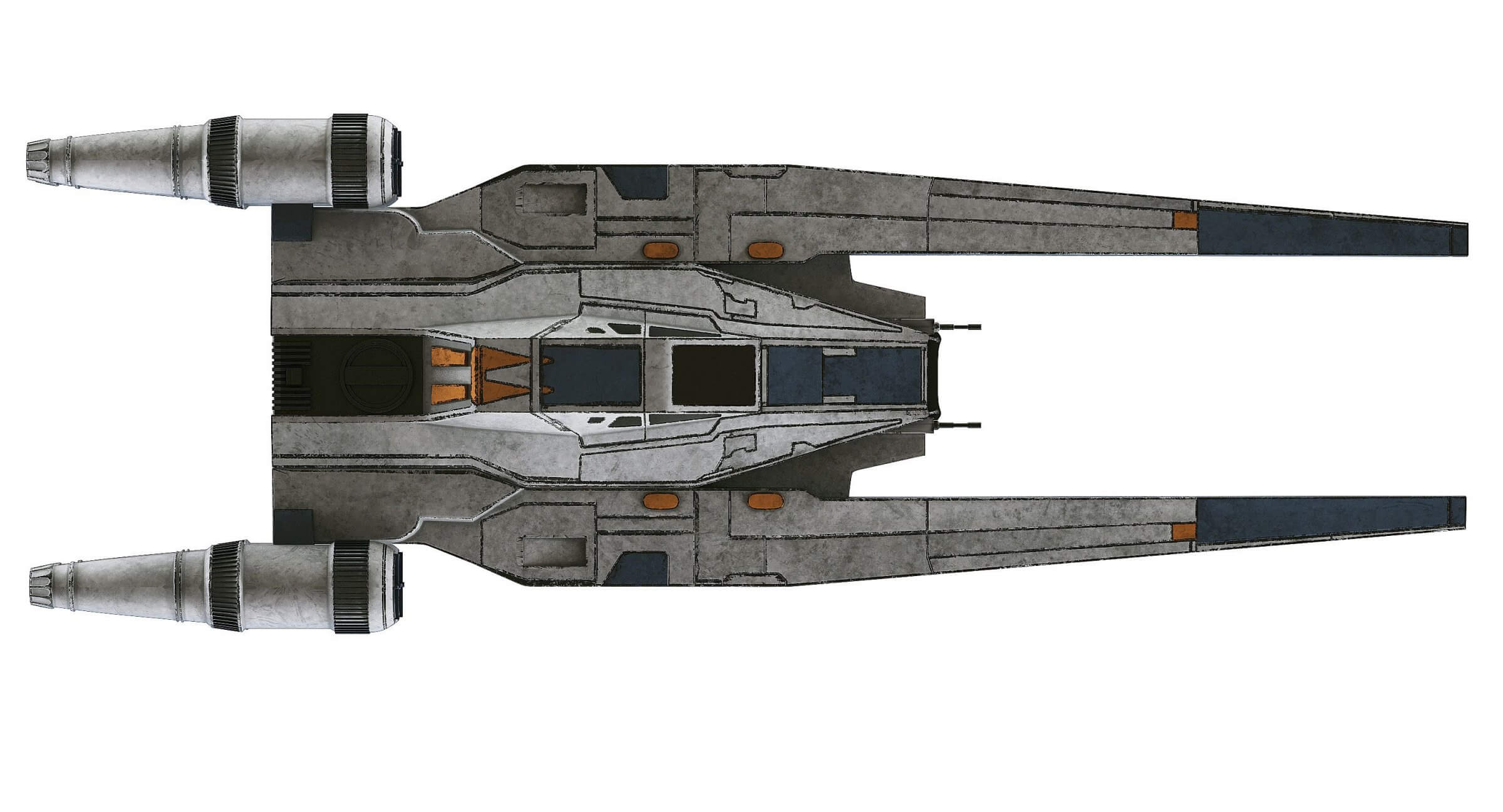 Star Wars U-Wing 3D Model by zifir3d