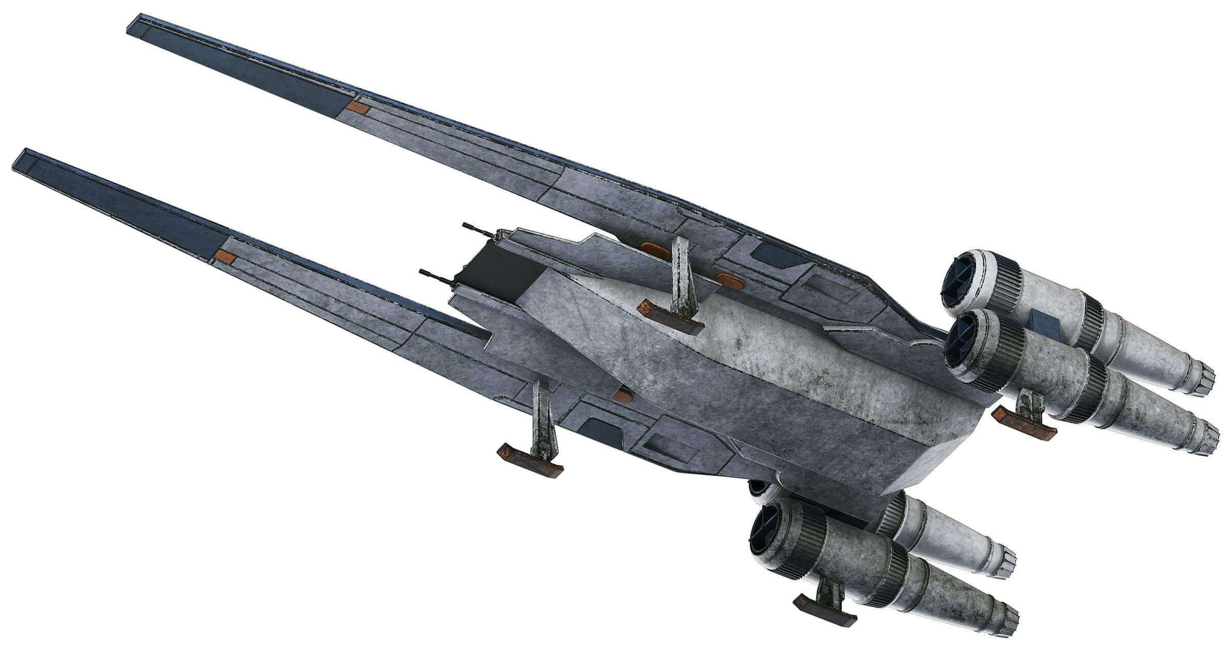 Star Wars U-Wing 3D Model by zifir3d