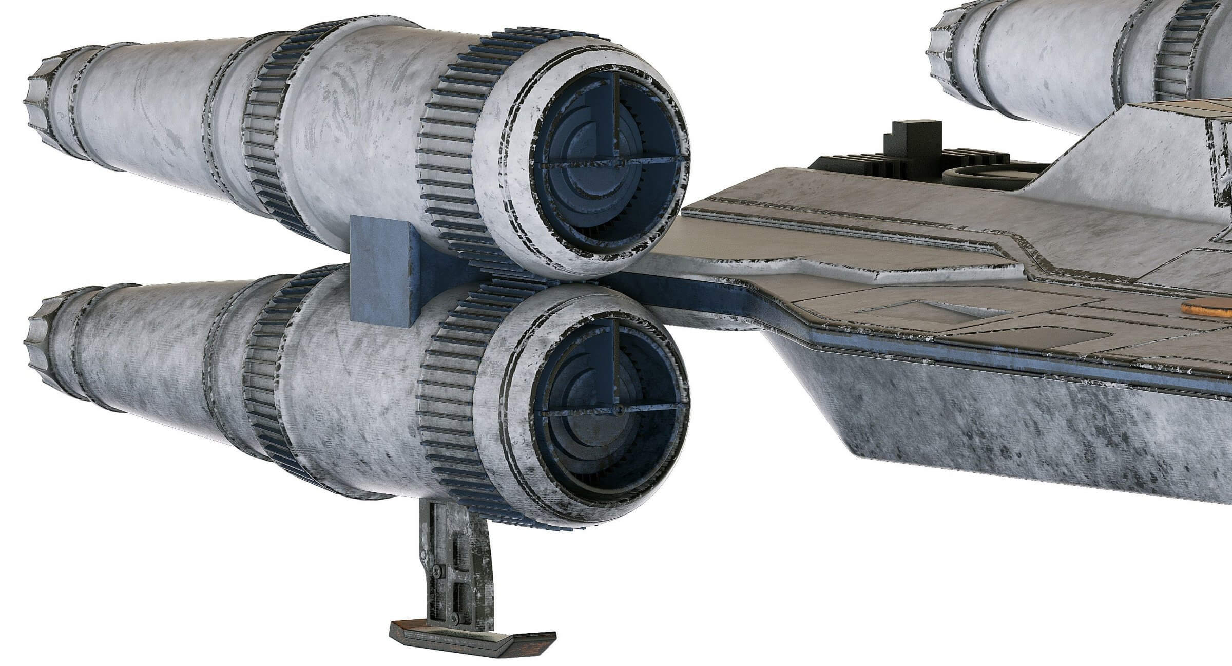 Star Wars U-Wing 3D Model by zifir3d
