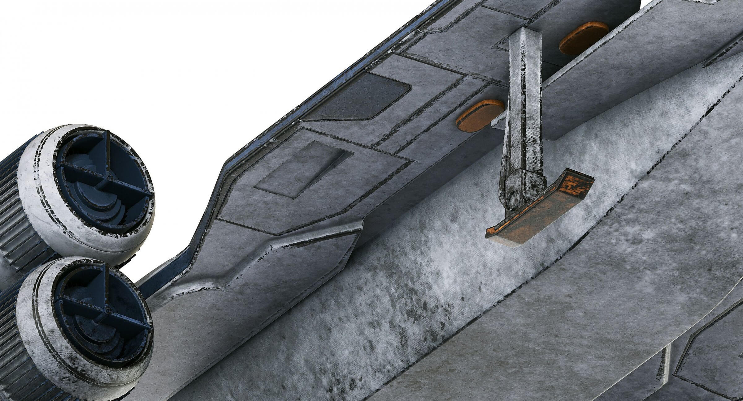 Star Wars U-Wing 3D Model by zifir3d
