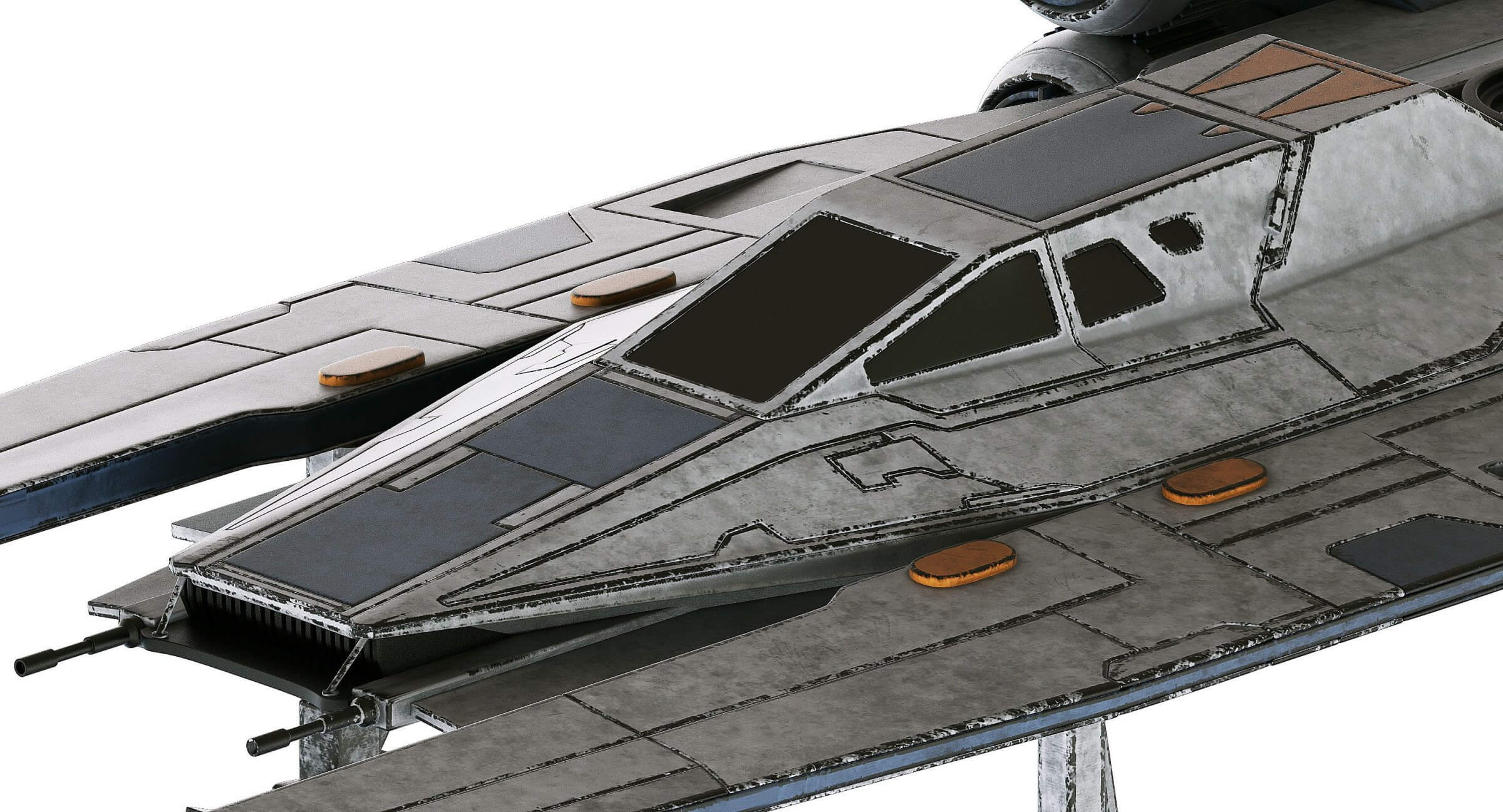 Star Wars U-Wing 3D Model by zifir3d