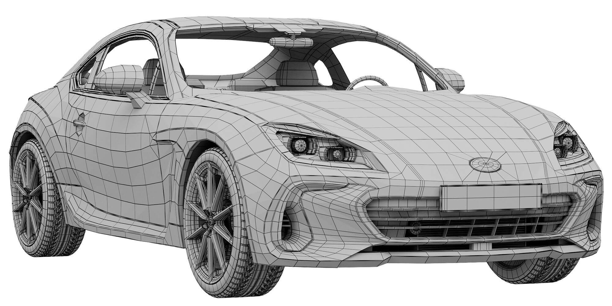 Subaru BRZ - 3D Model by zifir3d