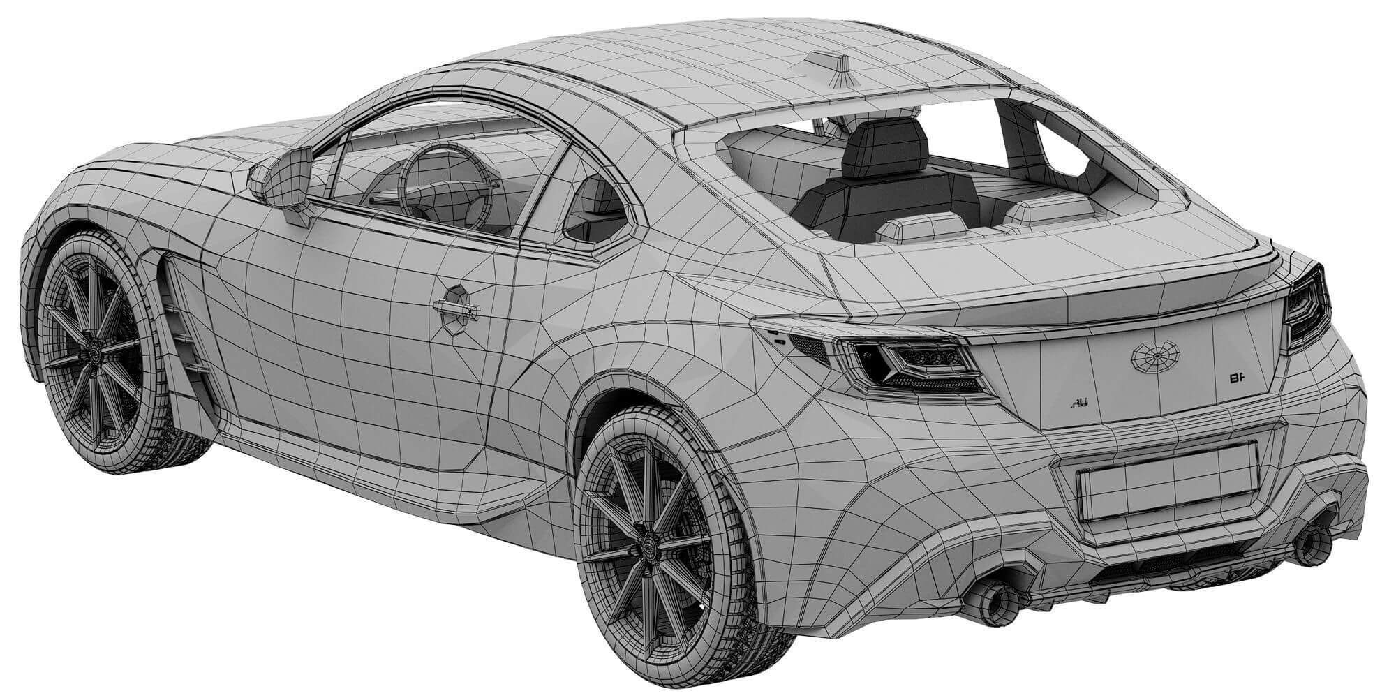 Subaru BRZ - 3D Model by zifir3d