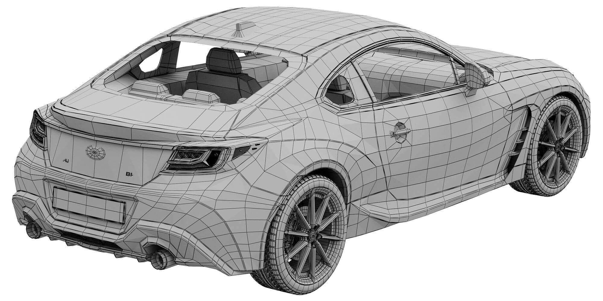 Subaru BRZ - 3D Model by zifir3d