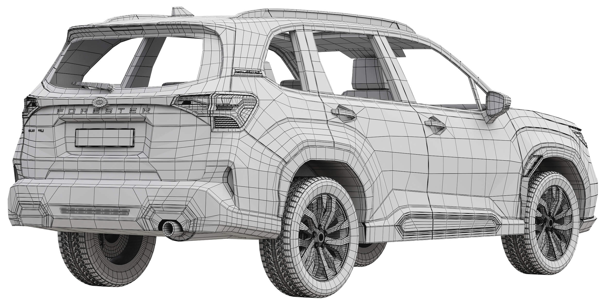 Subaru Forester 2025 - 3D Model by zifir3d