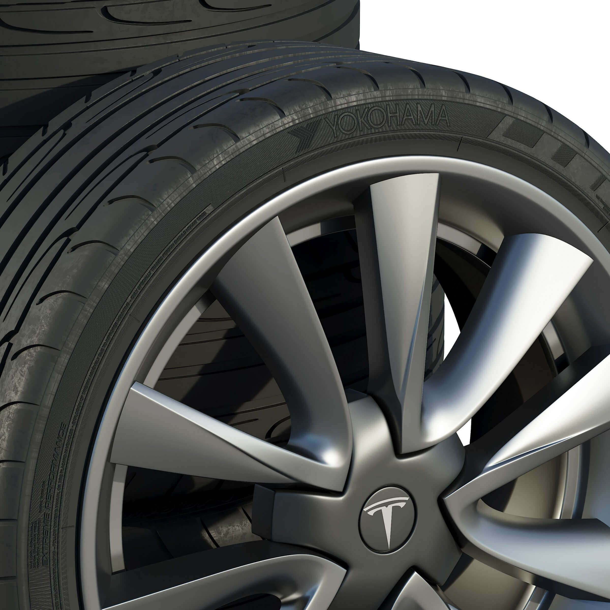 Tesla Tire - 3D Model by zifir3d