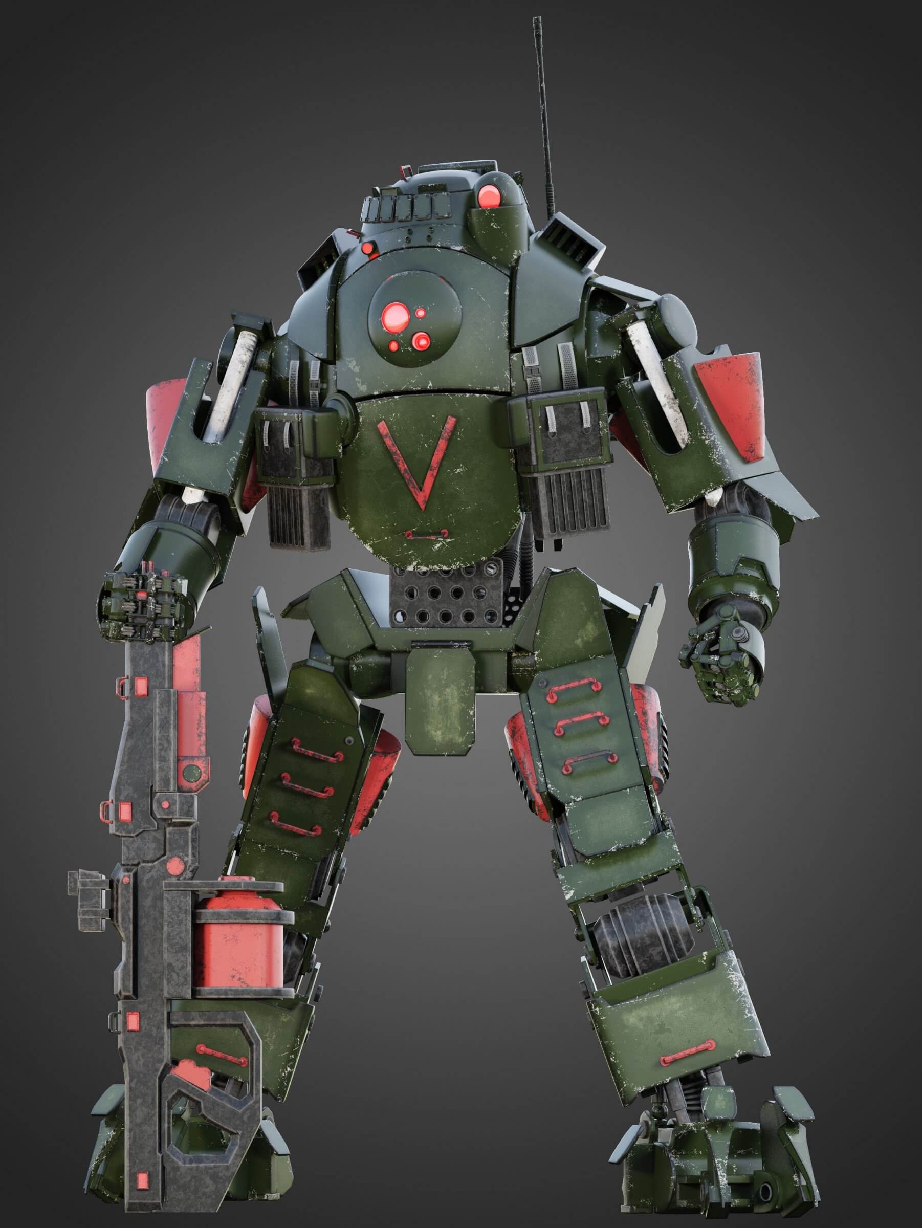 Titanfall Atlas - 3D Model by zifir3d