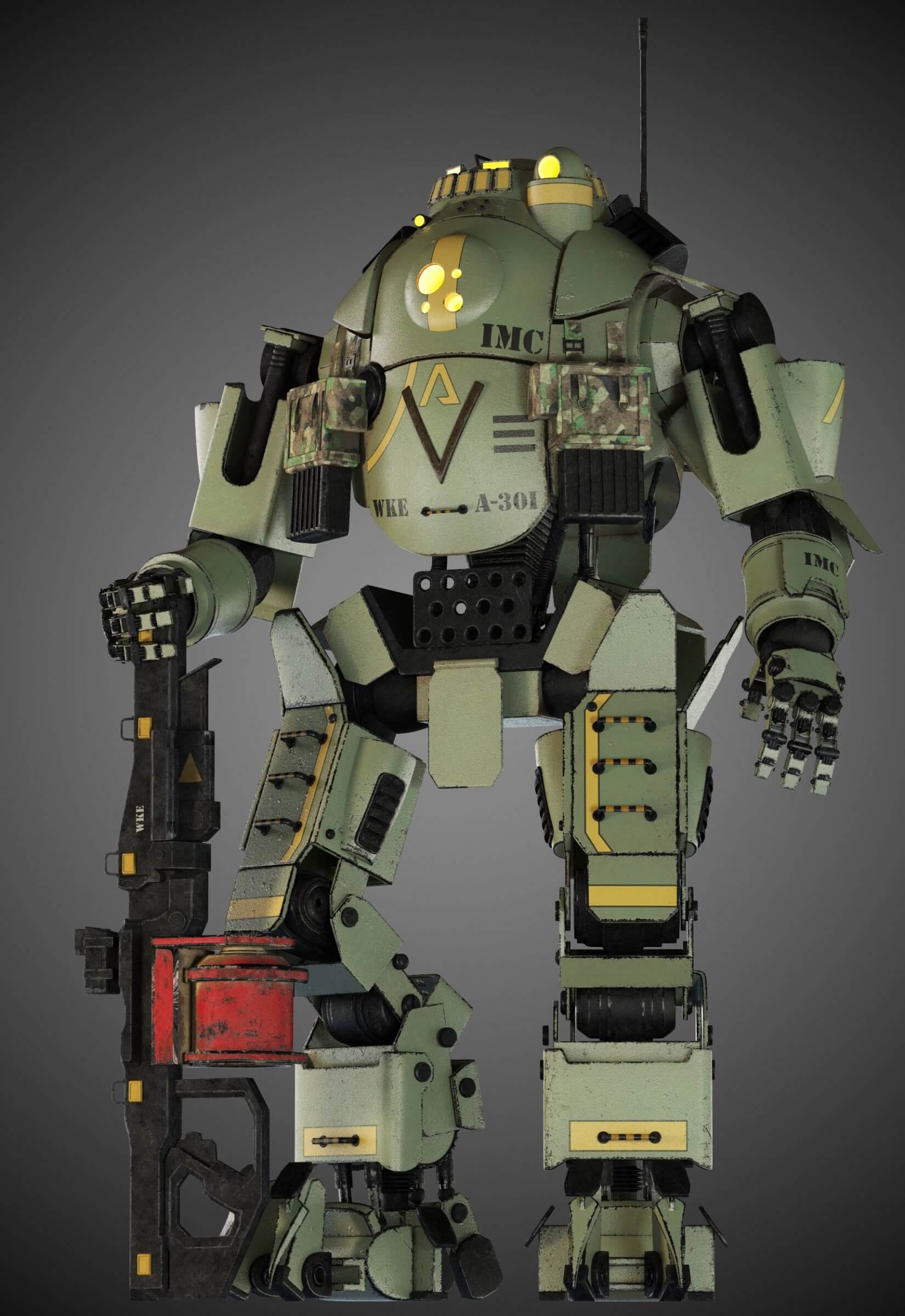 Titanfall Atlas - 3D Model by zifir3d
