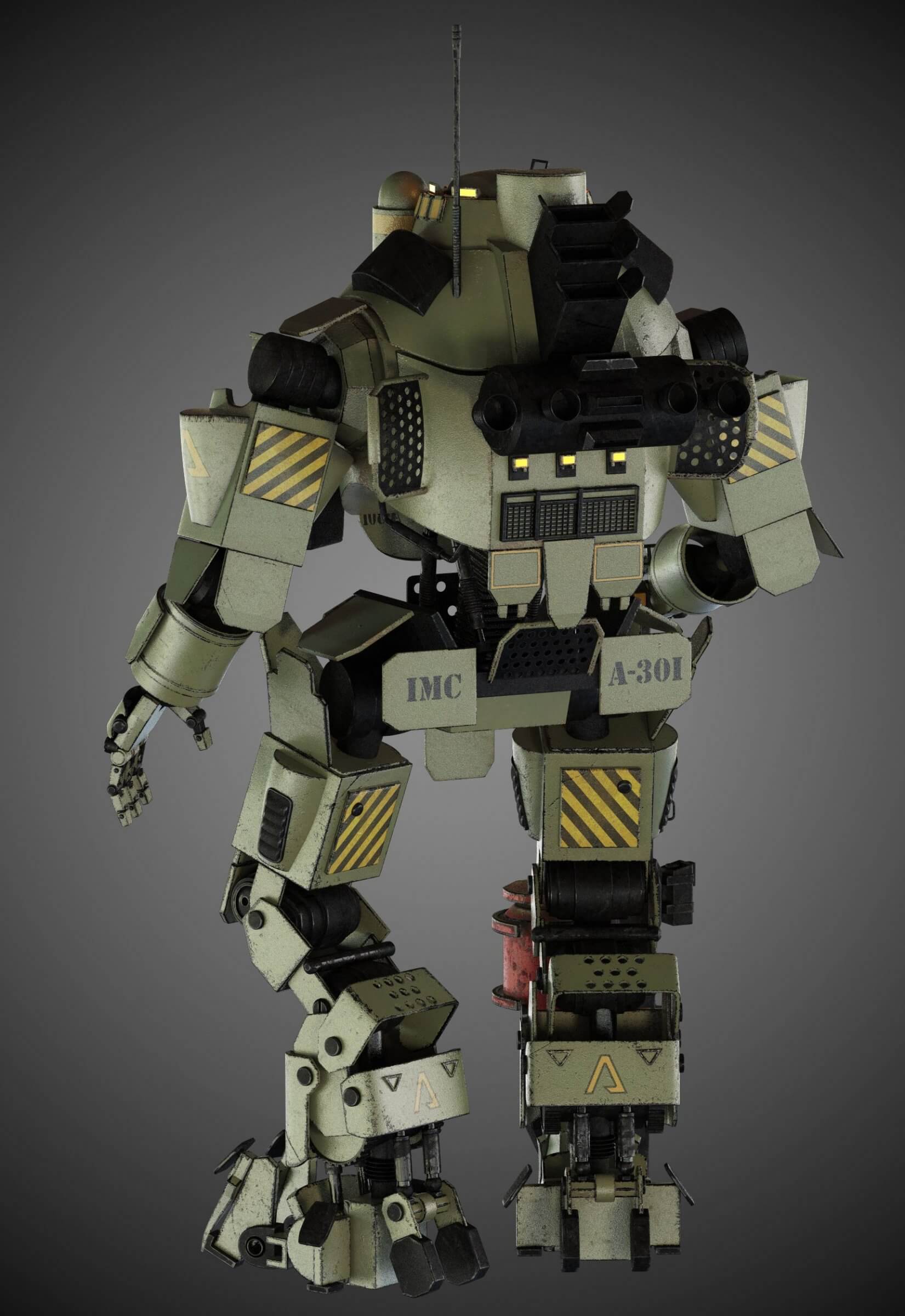 Titanfall Atlas - 3D Model by zifir3d