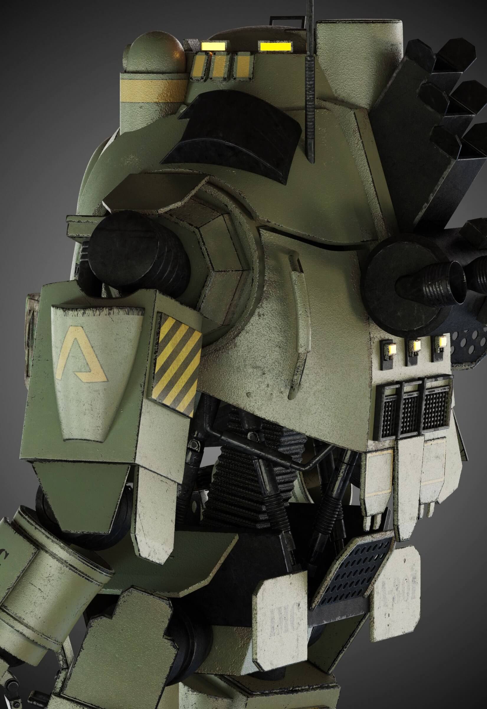 Titanfall Atlas - 3D Model by zifir3d