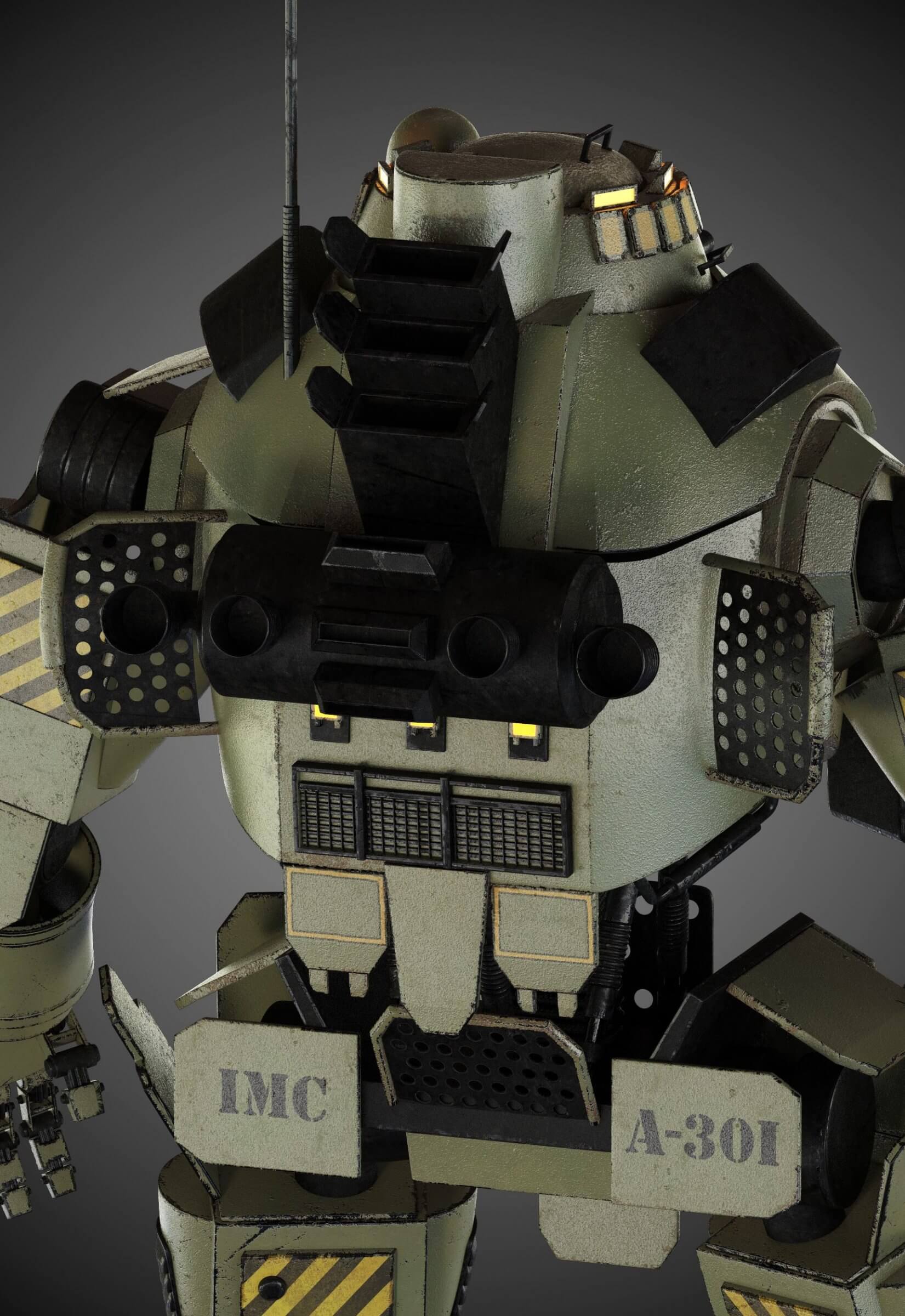 Titanfall Atlas - 3D Model by zifir3d