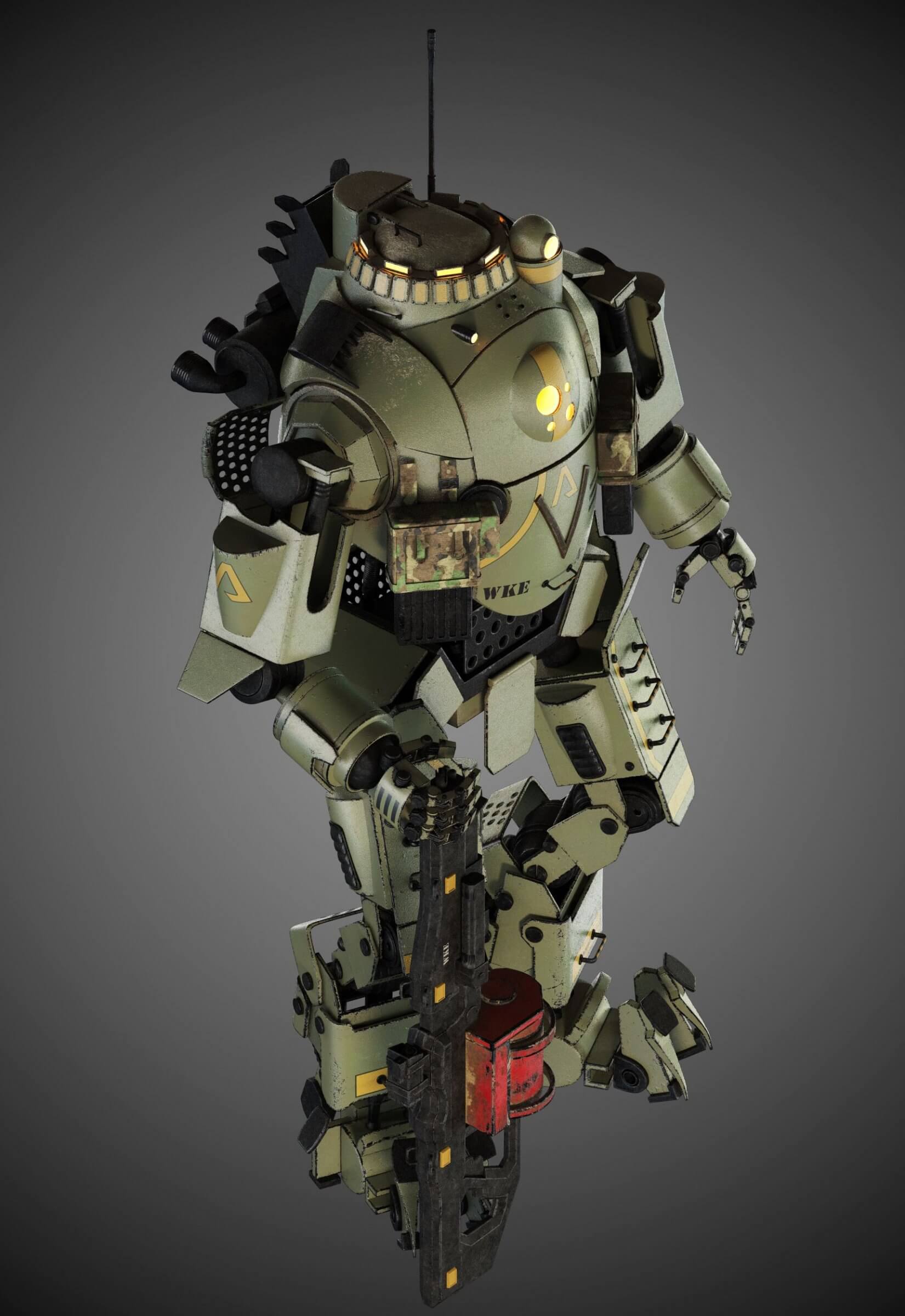 Titanfall Atlas - 3D Model by zifir3d