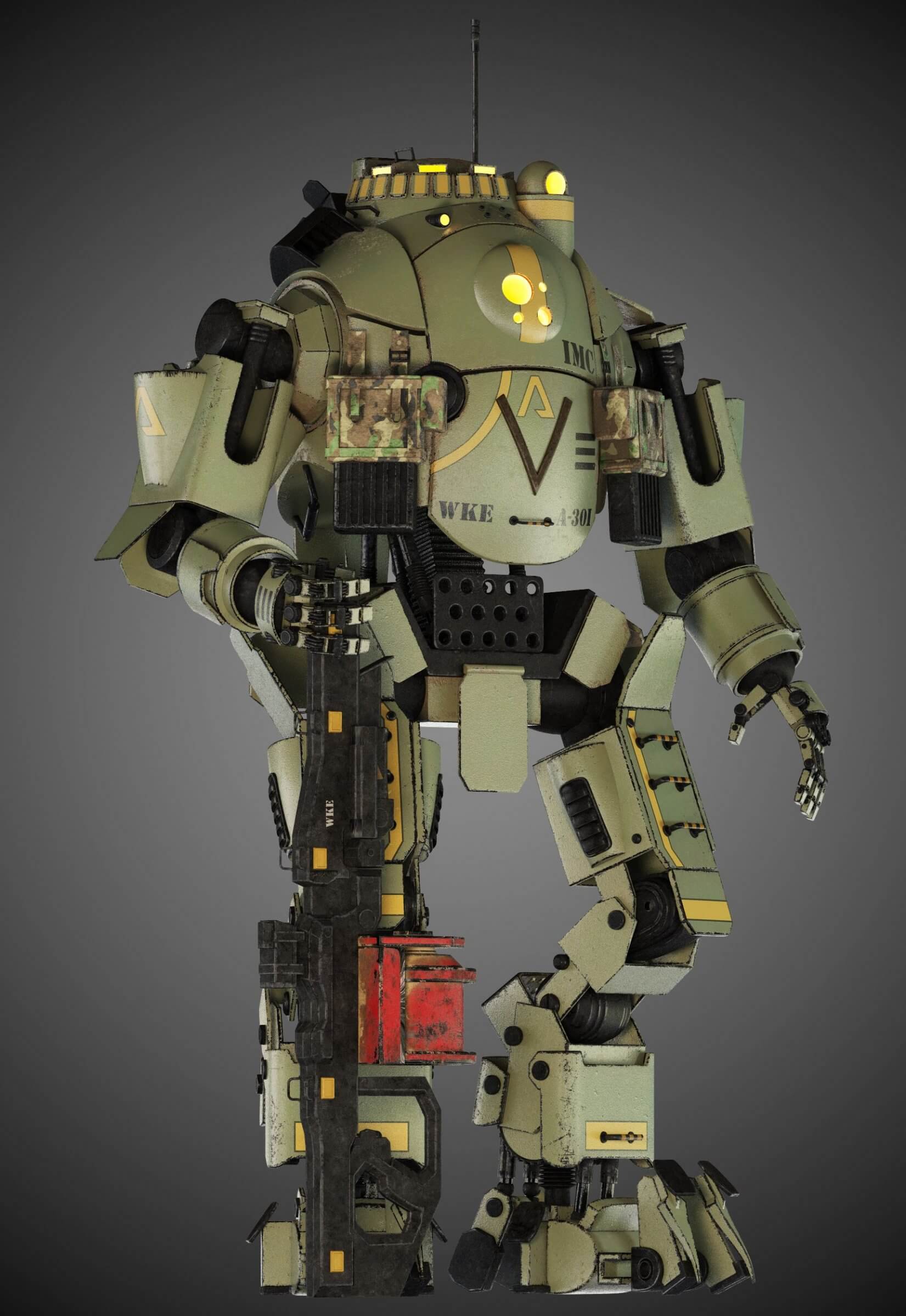 Titanfall Atlas - 3D Model by zifir3d