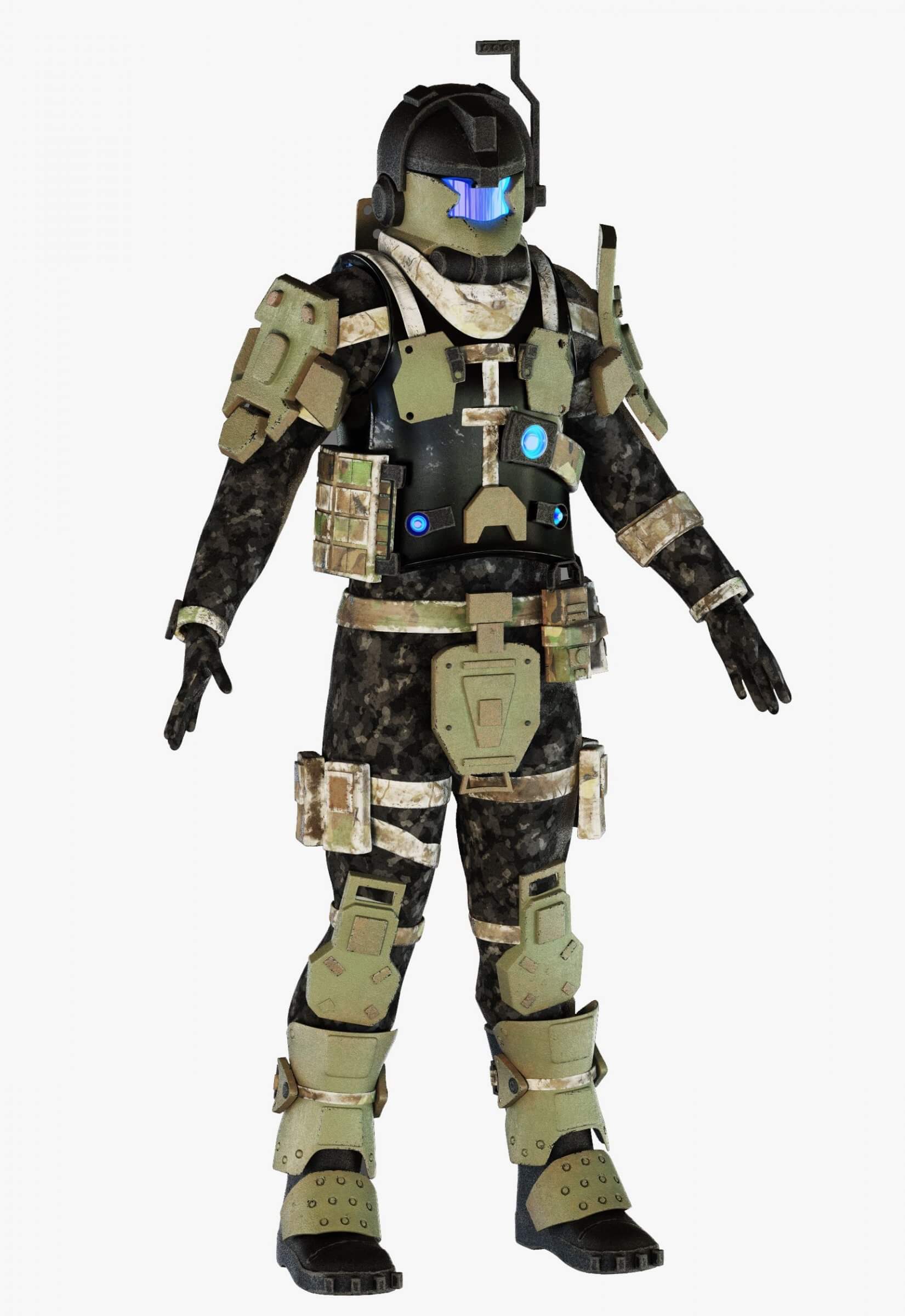 Titanfall Pilot - 3D Model by zifir3d