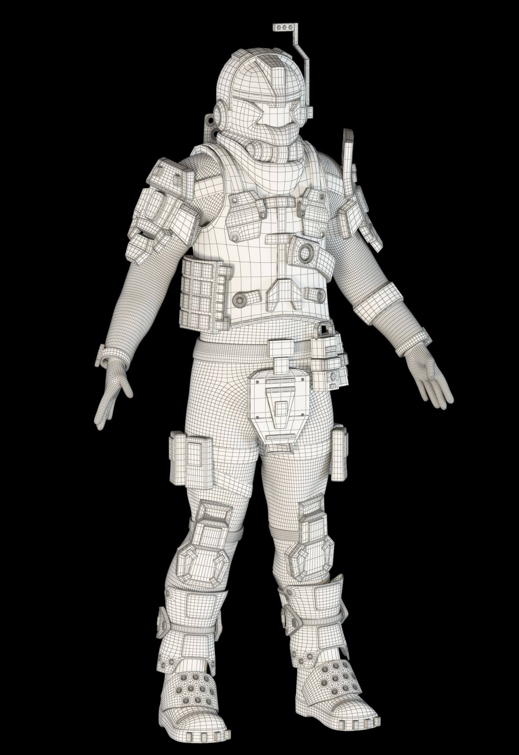 Titanfall Pilot - 3D Model by zifir3d