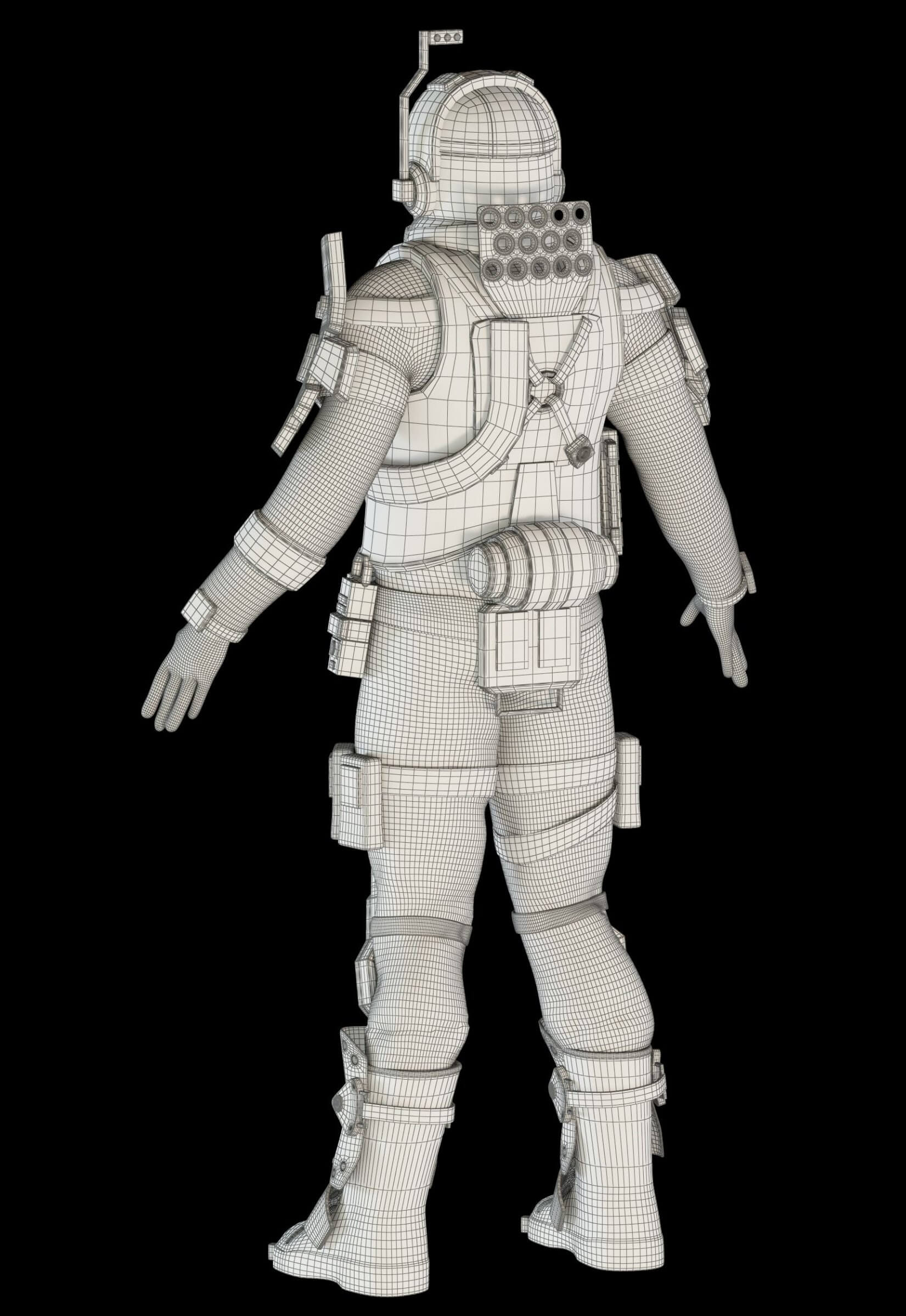 Titanfall Pilot - 3D Model by zifir3d