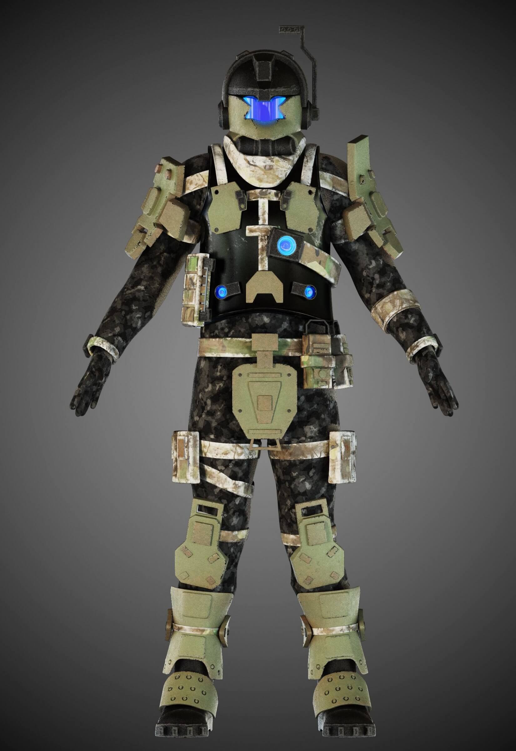 Titanfall Pilot - 3D Model by zifir3d