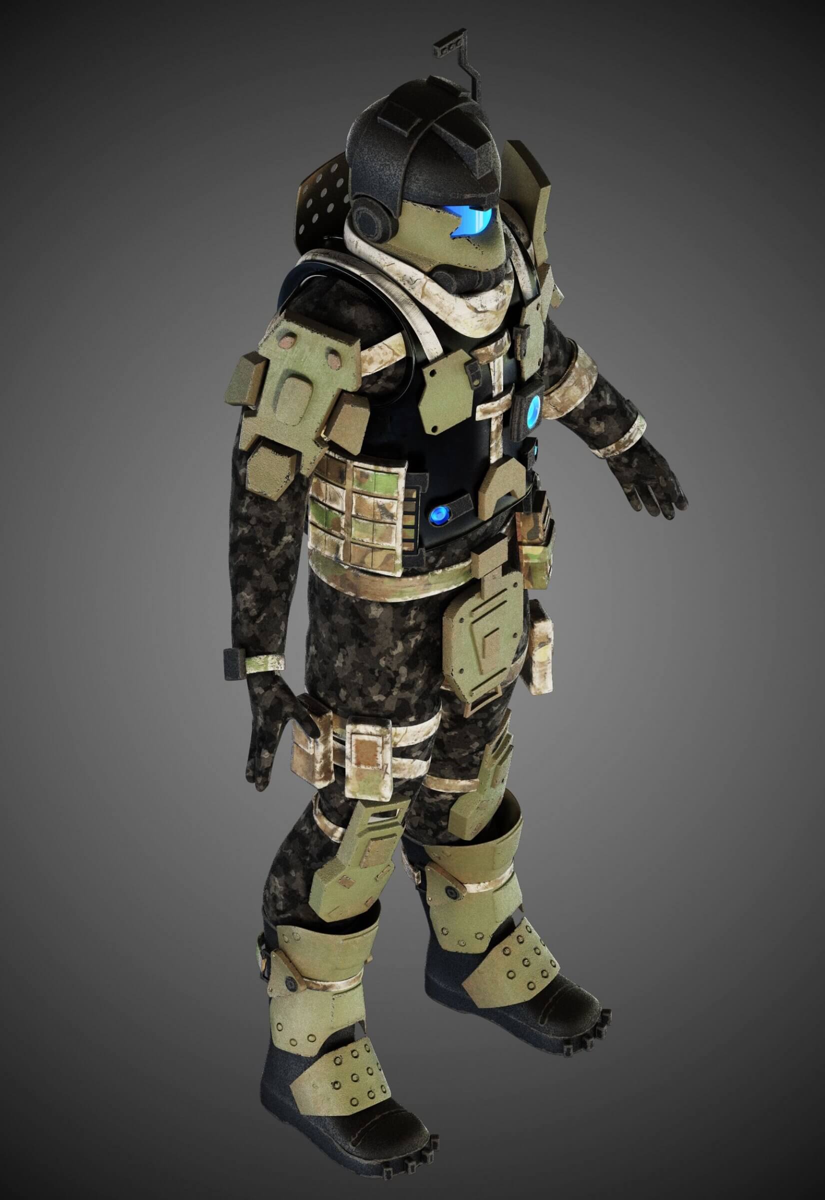 Titanfall Pilot - 3D Model by zifir3d