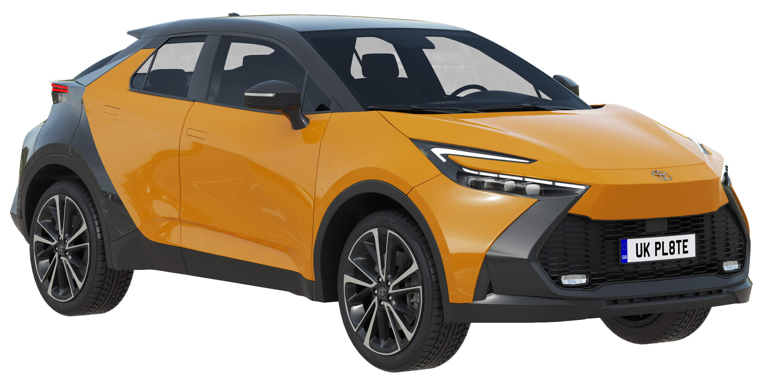 Toyota C-HR 3D Model by zifir3d