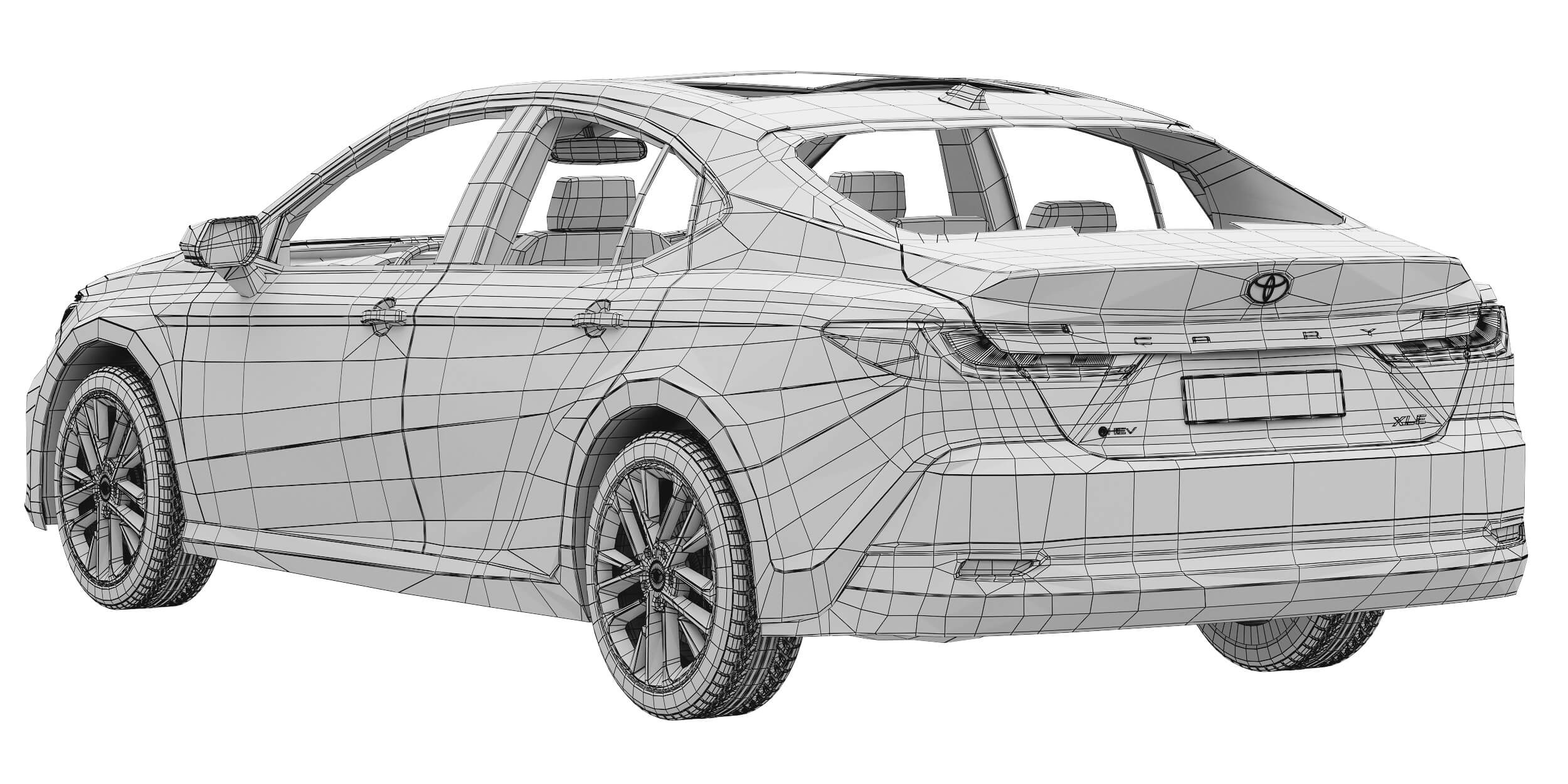 Toyota Camry XLE 2025 - 3D Model by zifir3d