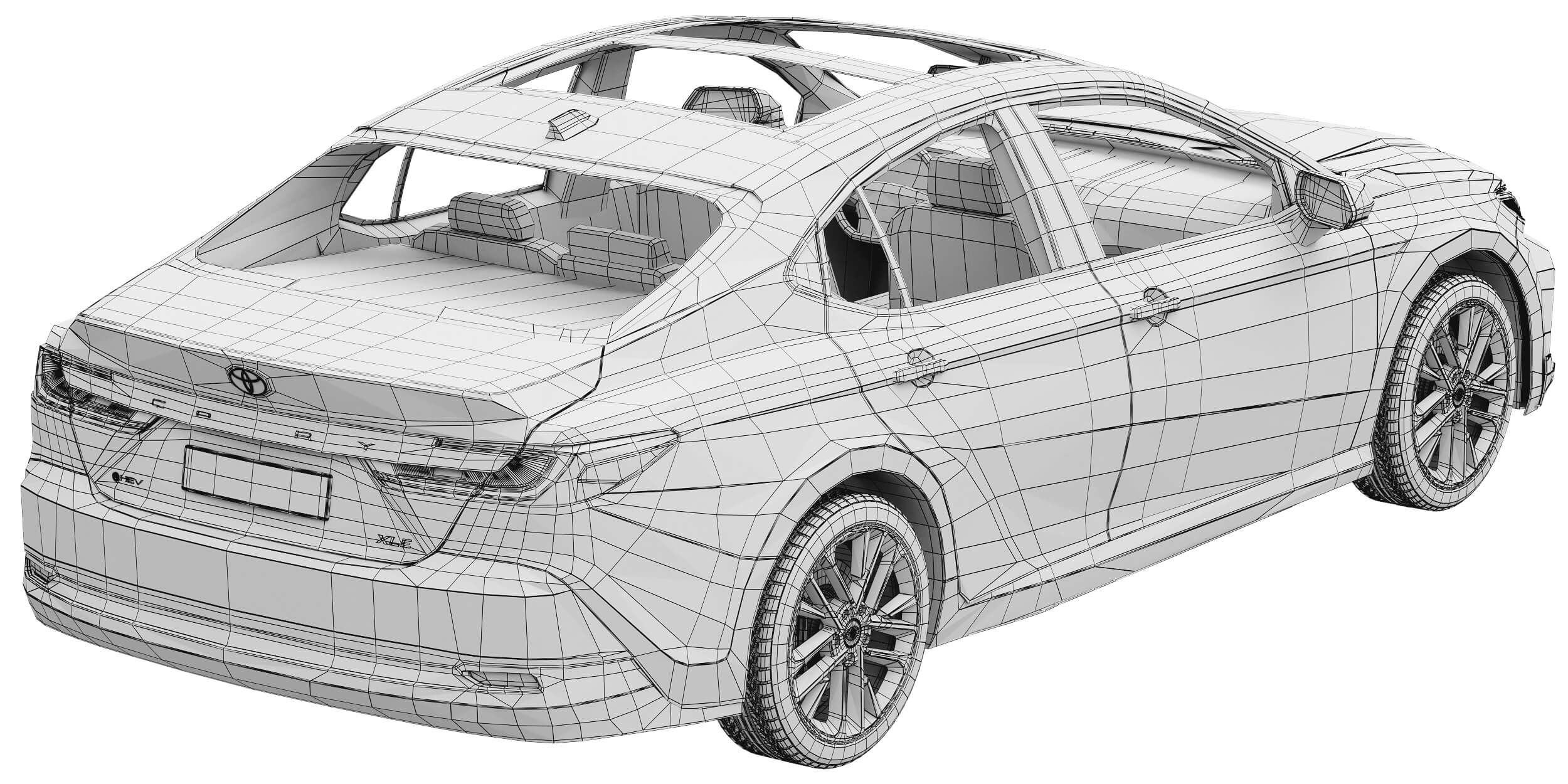 Toyota Camry XLE 2025 - 3D Model by zifir3d