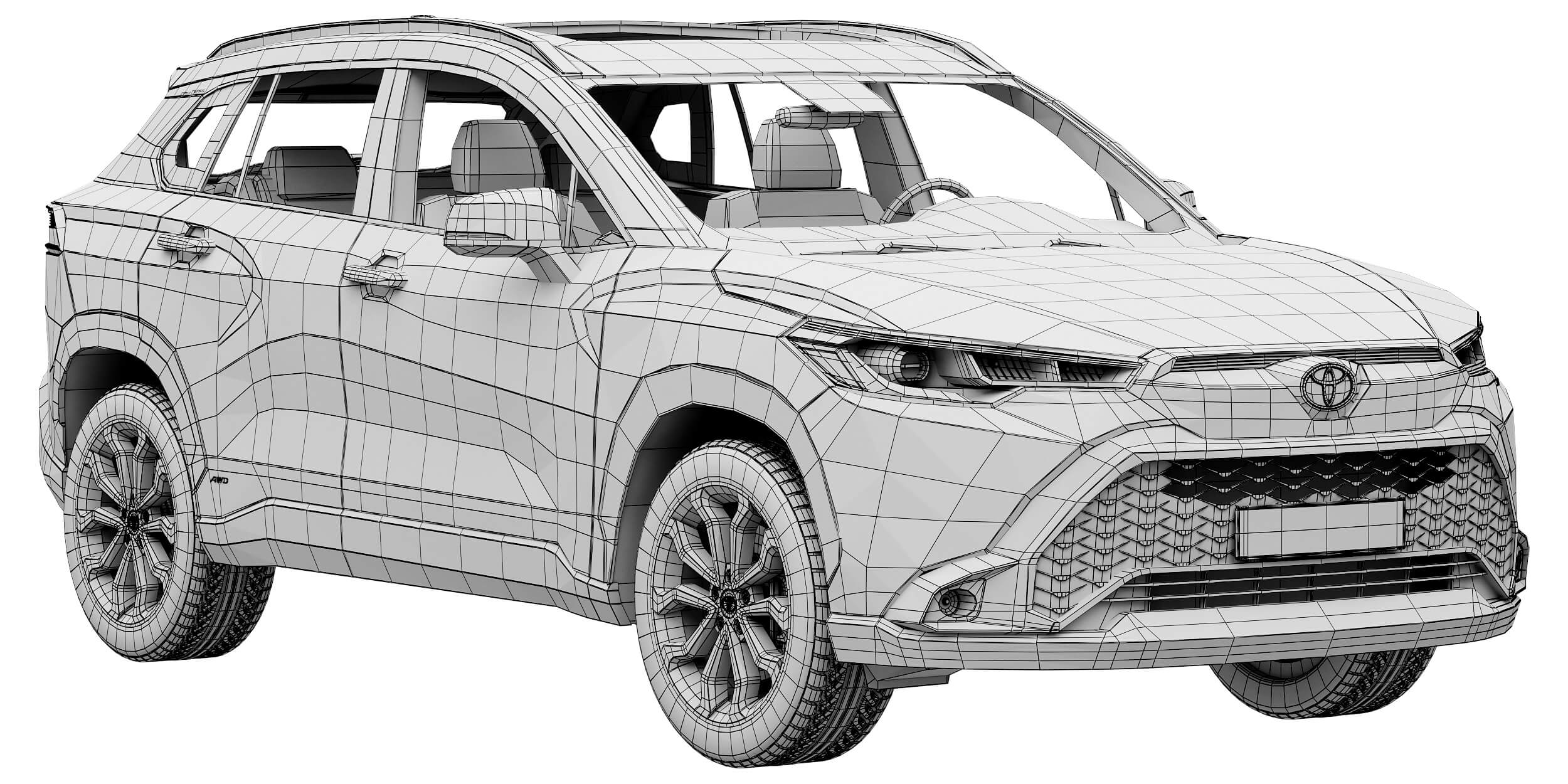 Toyota Corolla Cross Hybrid - 3D Model by zifir3d