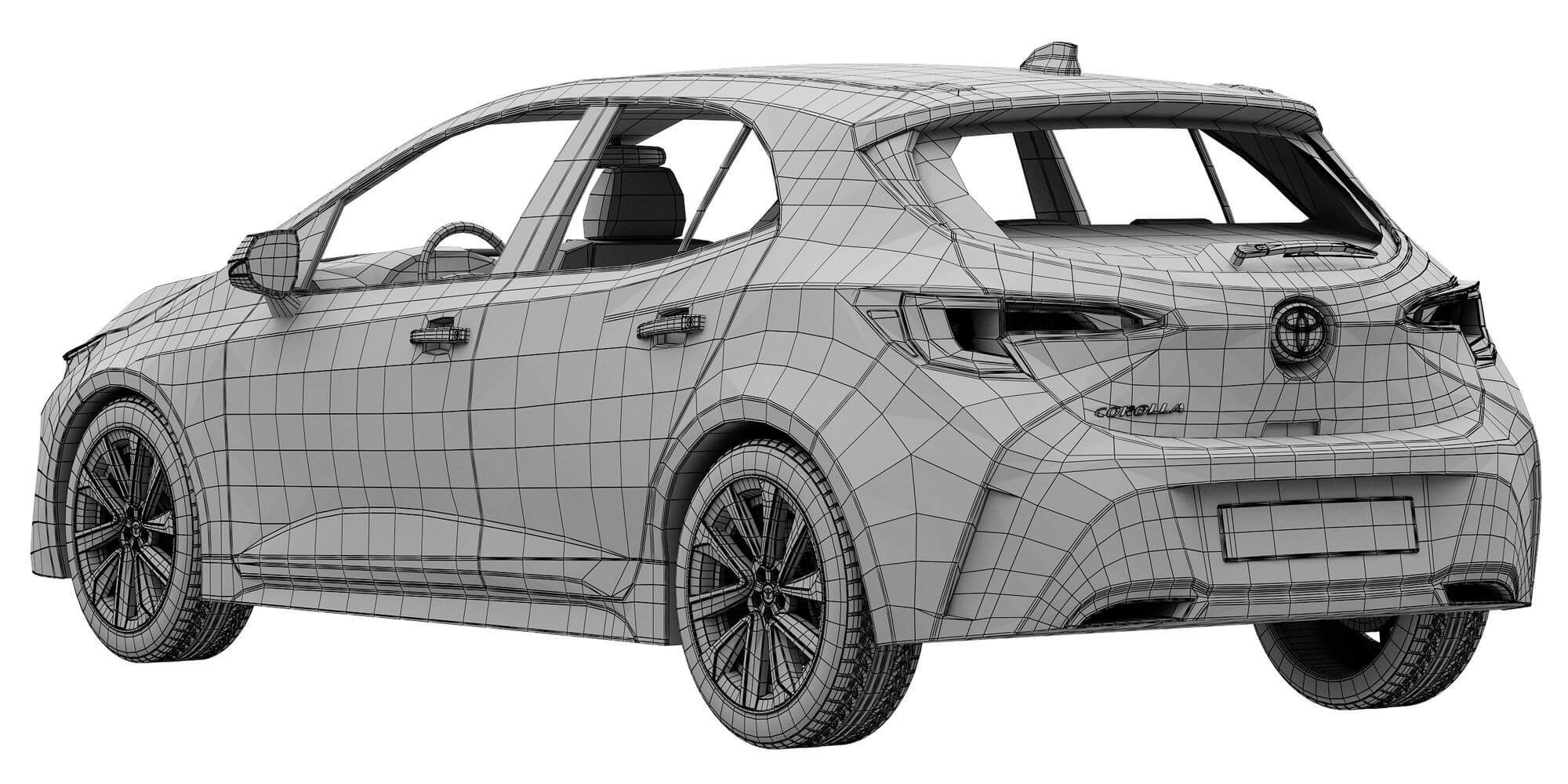 Toyota Corolla Hatchback - 3D Model by zifir3d